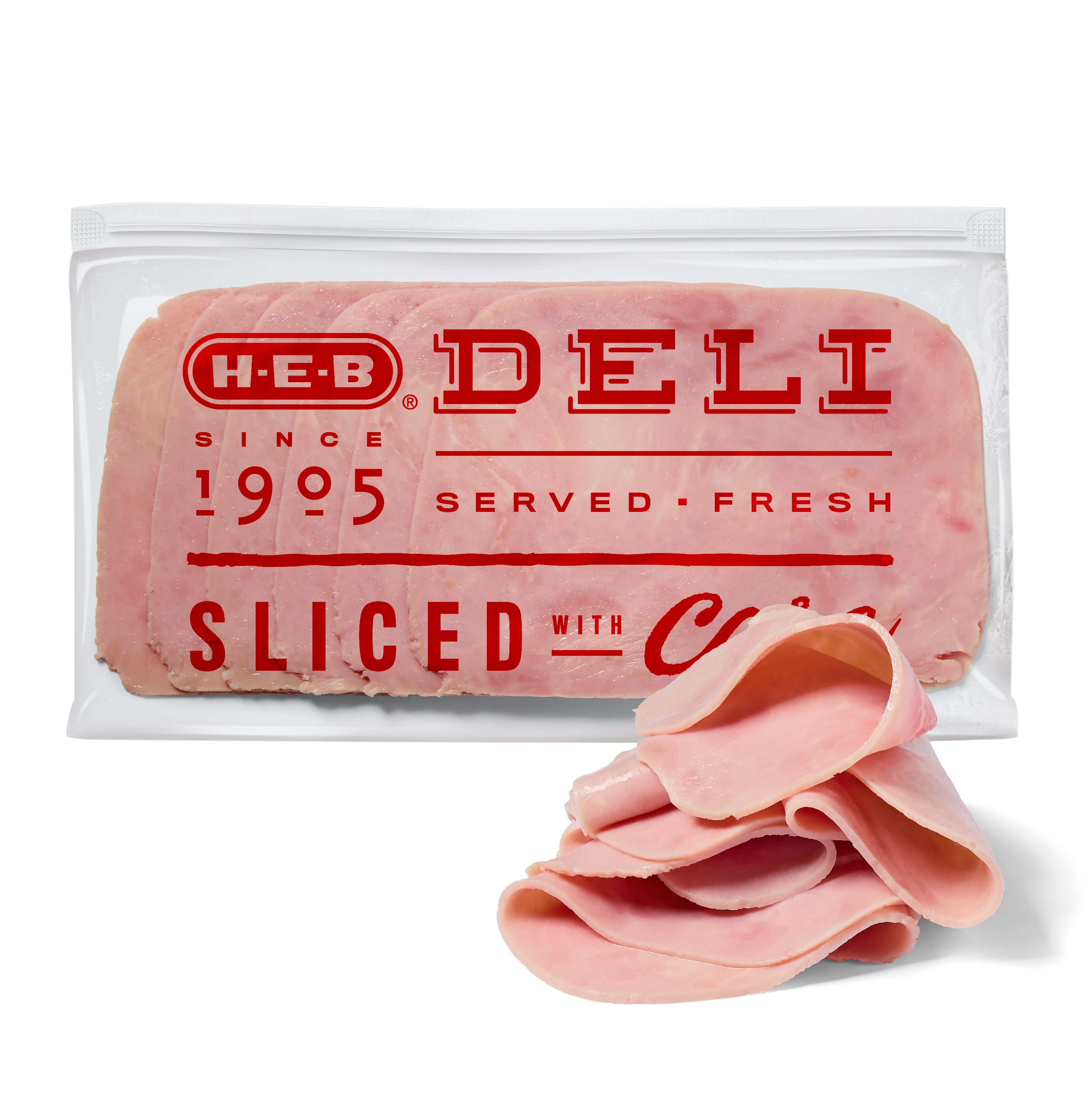 Hill Country Fare Danish Brand Ham, Sandwich Sliced - Shop Meat at H-E-B