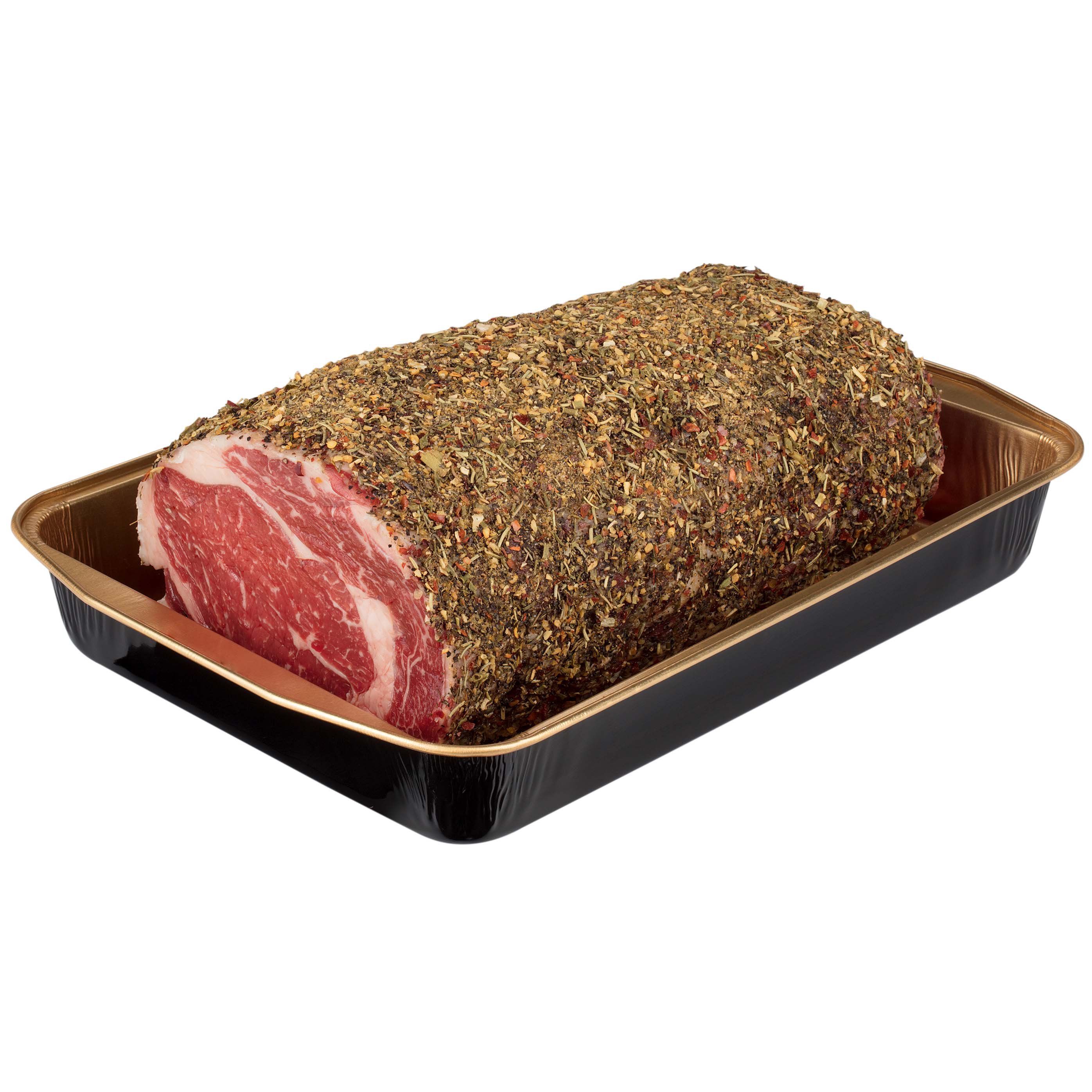 Meal Simple by H-E-B Seasoned Boneless Natural Angus Beef Ribeye Roast ...