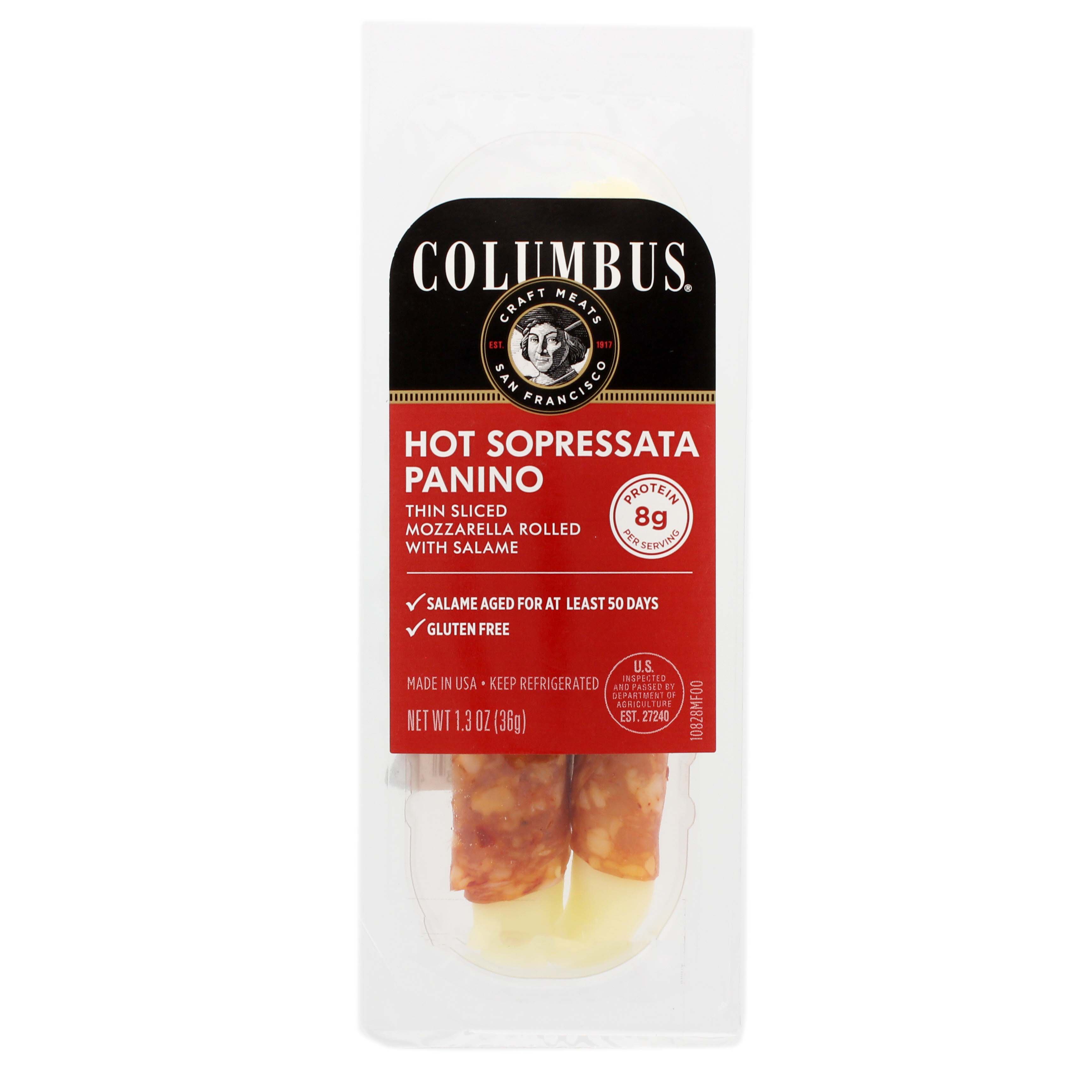 Columbus Hot Sopressata Mini Panino - Shop Snack trays at H-E-B
