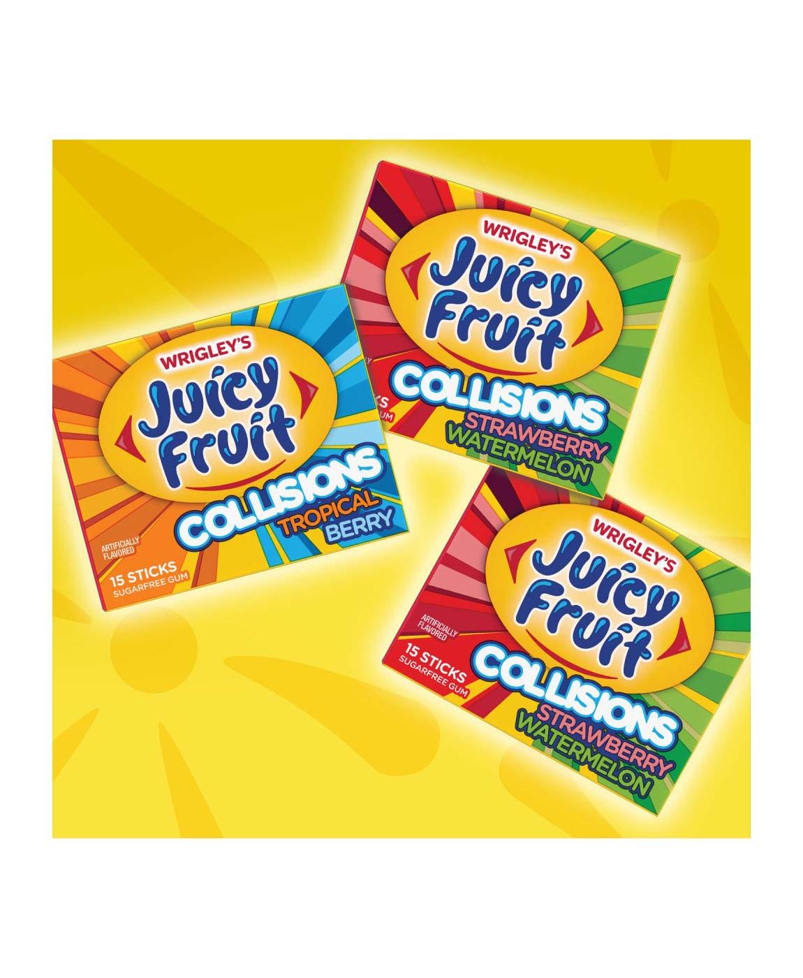 Juicy Fruit Collisions Variety Multipack Chewing Gum - Shop Candy at H-E-B