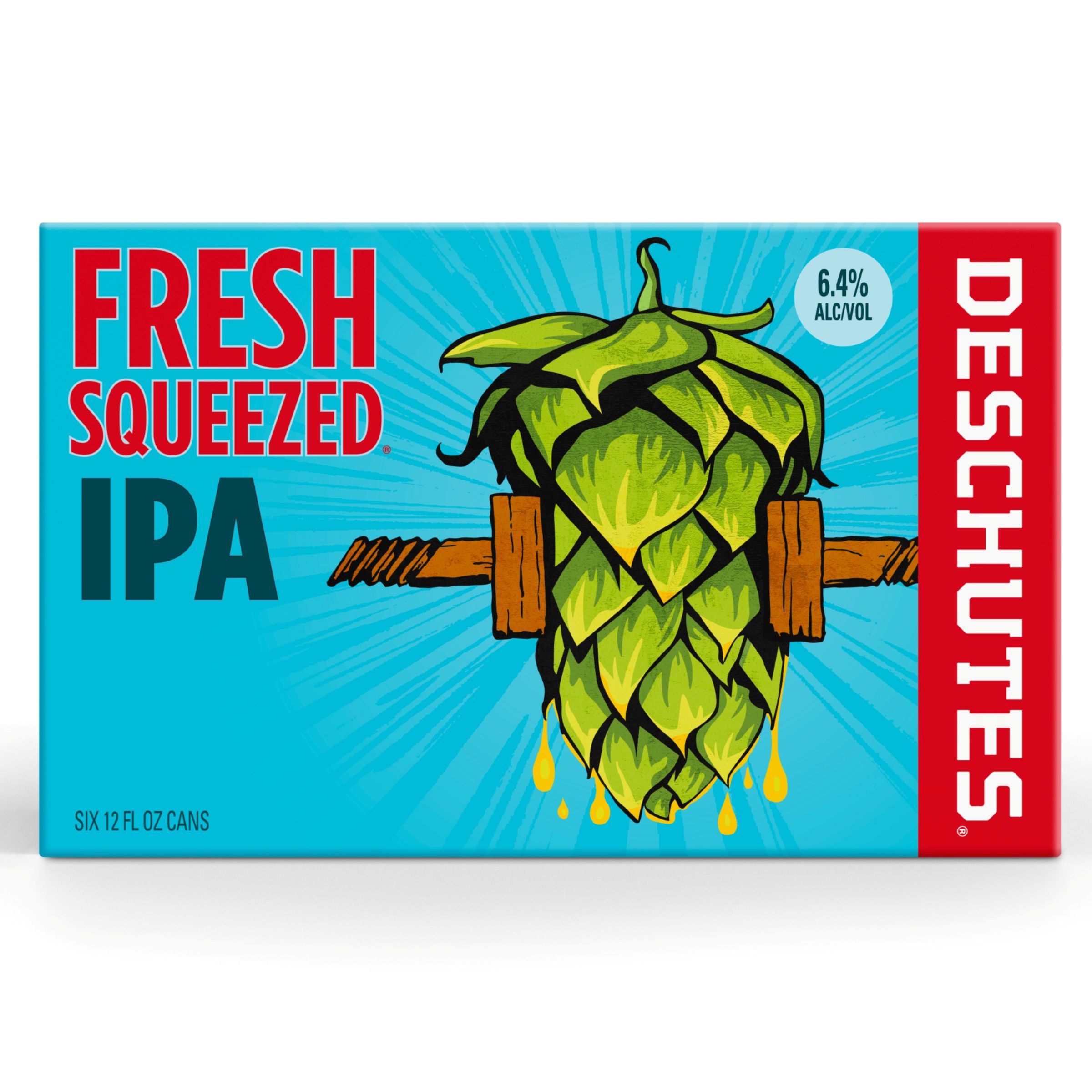 Deschutes Fresh Squeezed IPA Craft Beer 6 pk Cans, 12 oz | Central ...