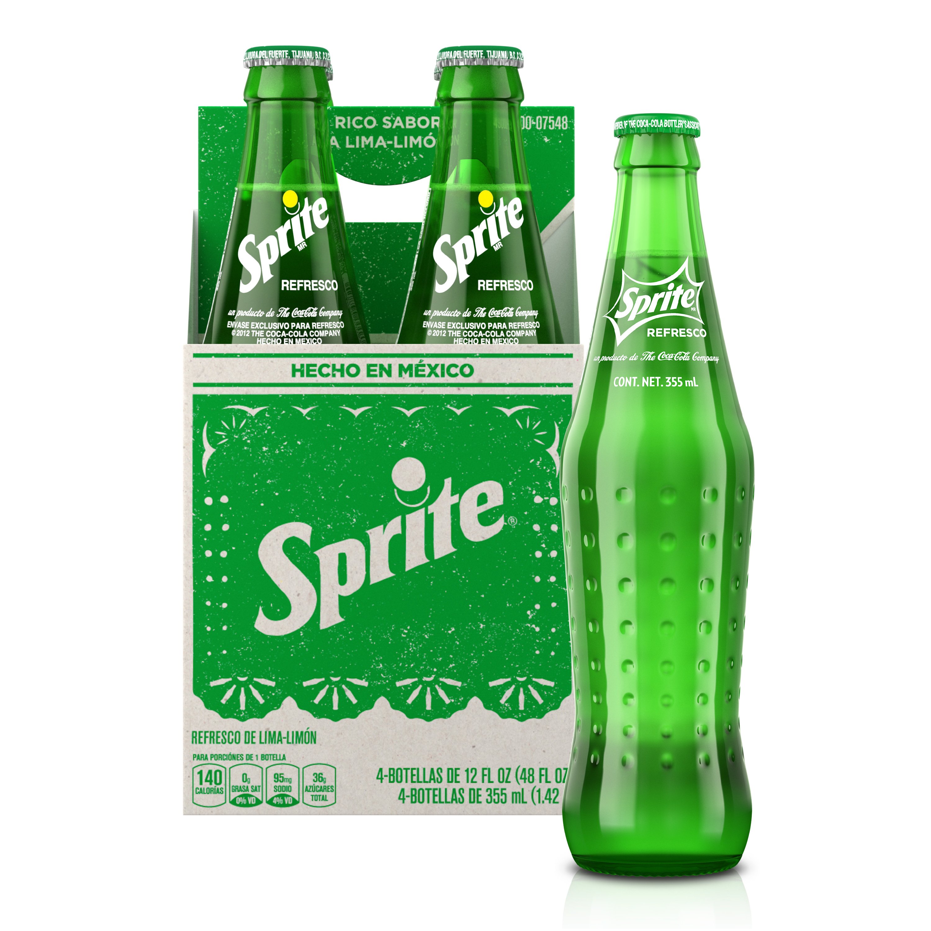 Sprite Hecho en Mexico Lemon Lime Soda 12 oz Glass Bottles - Shop Soda ...