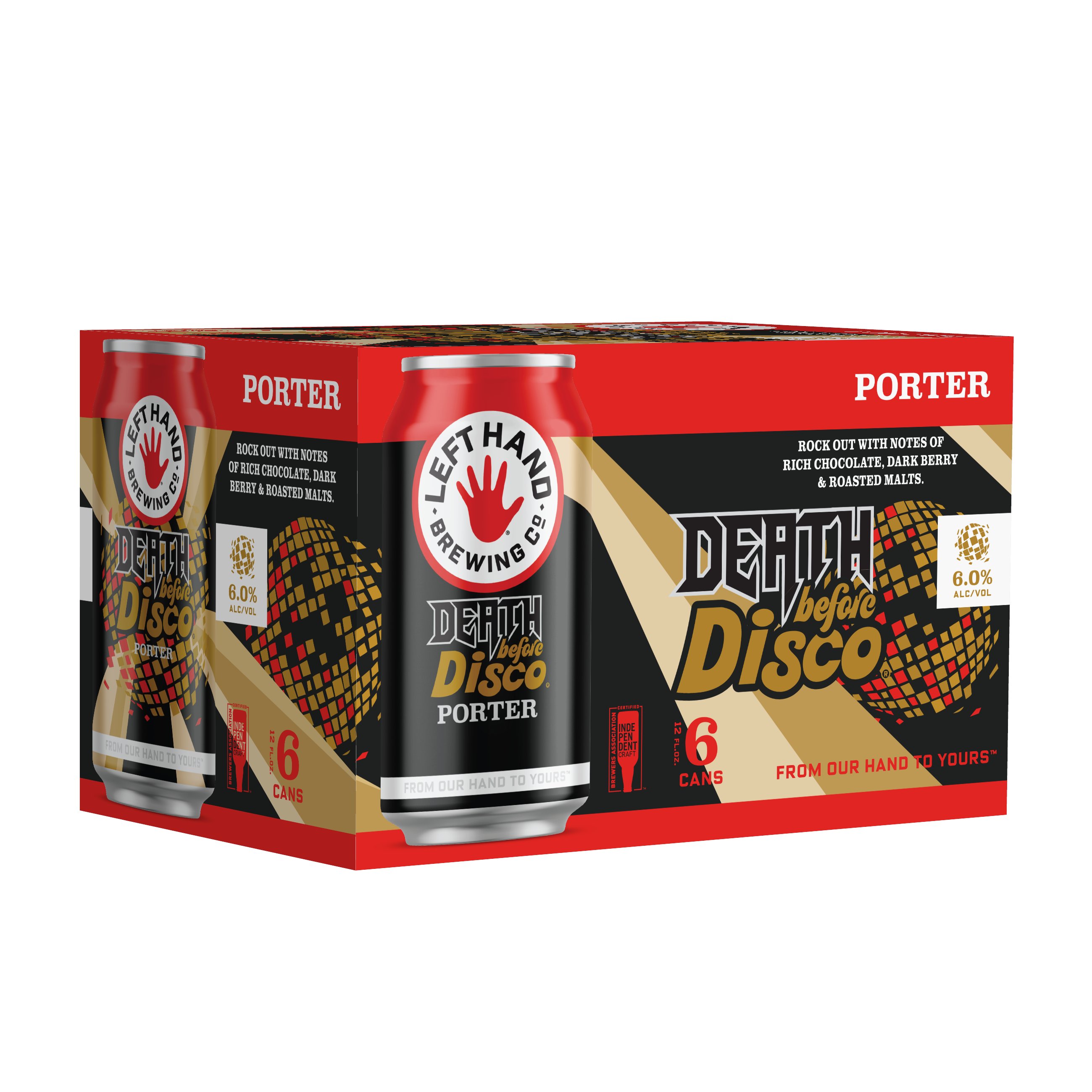 Left Hand Death Before Disco Porter Beer 12 oz Cans - Shop Beer at H-E-B