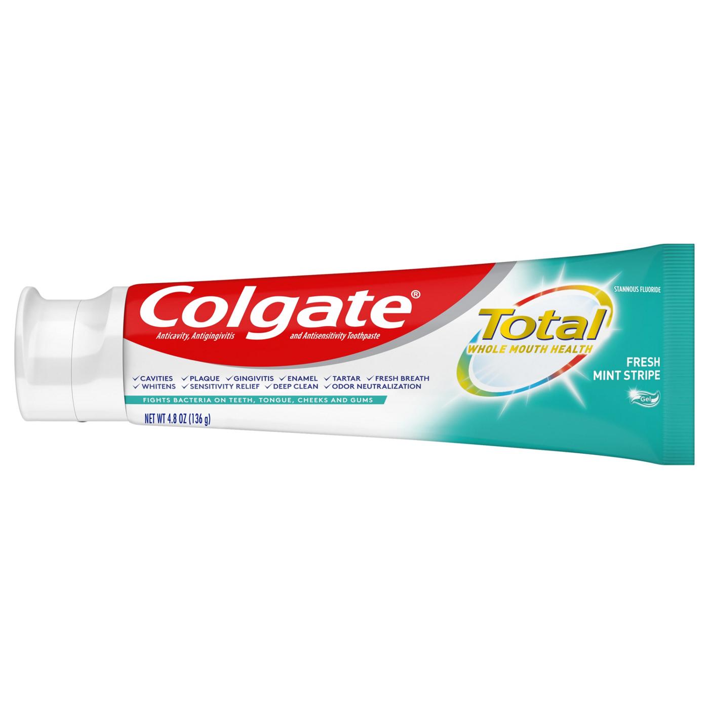 Colgate Total Gel Toothpaste - Fresh Mint Stripe, 2 Pk - Shop ...