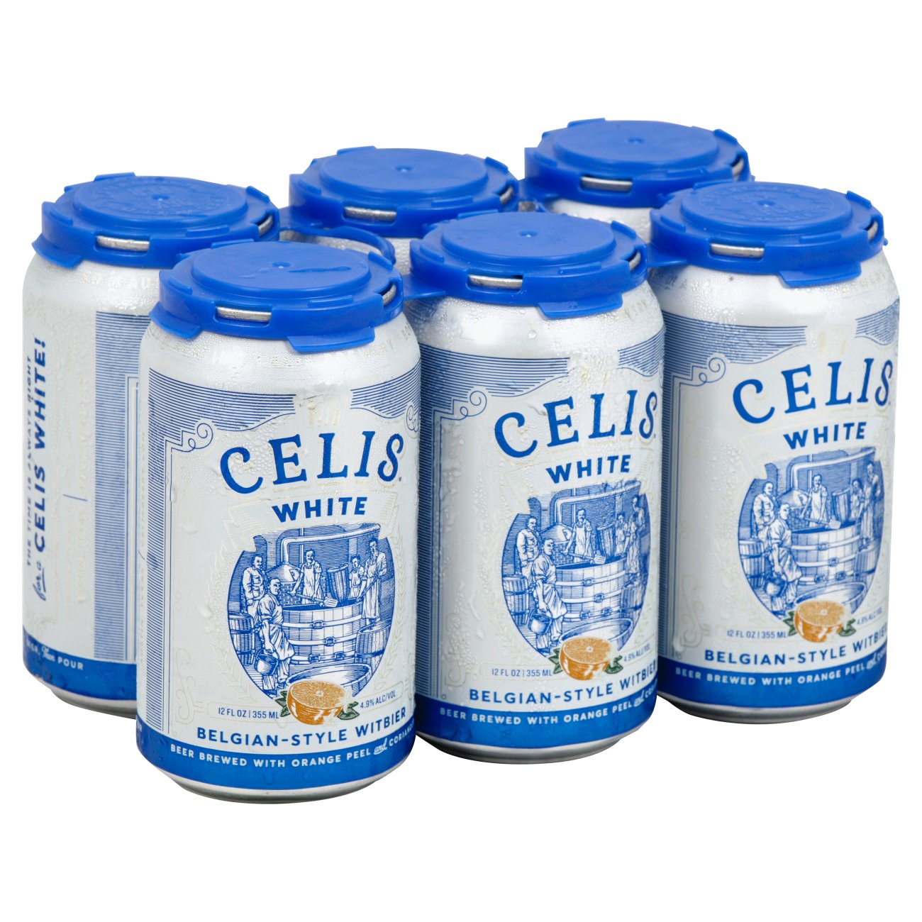 Celis White Belgian-Style Witbier Craft Beer 6 pk Cans - Shop Beer at H-E-B