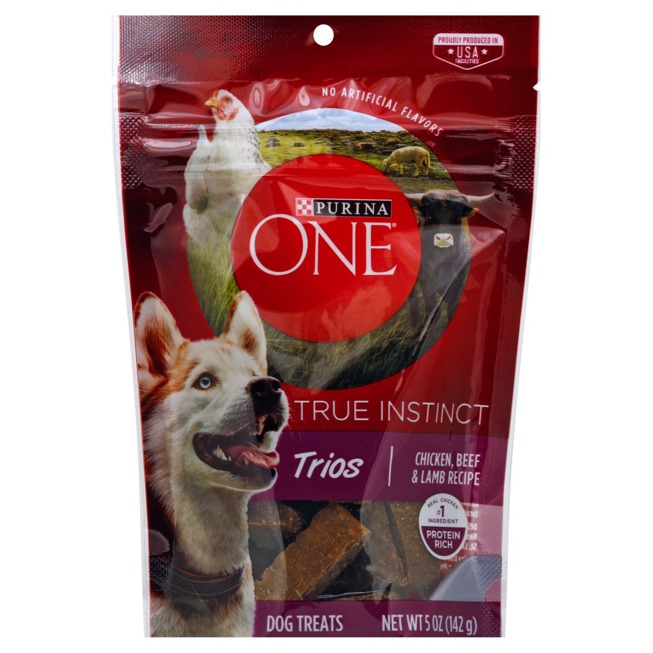 Purina ONE Trios Chicken Beef Lamb Dog Treats - Shop Biscuits at H-E-B