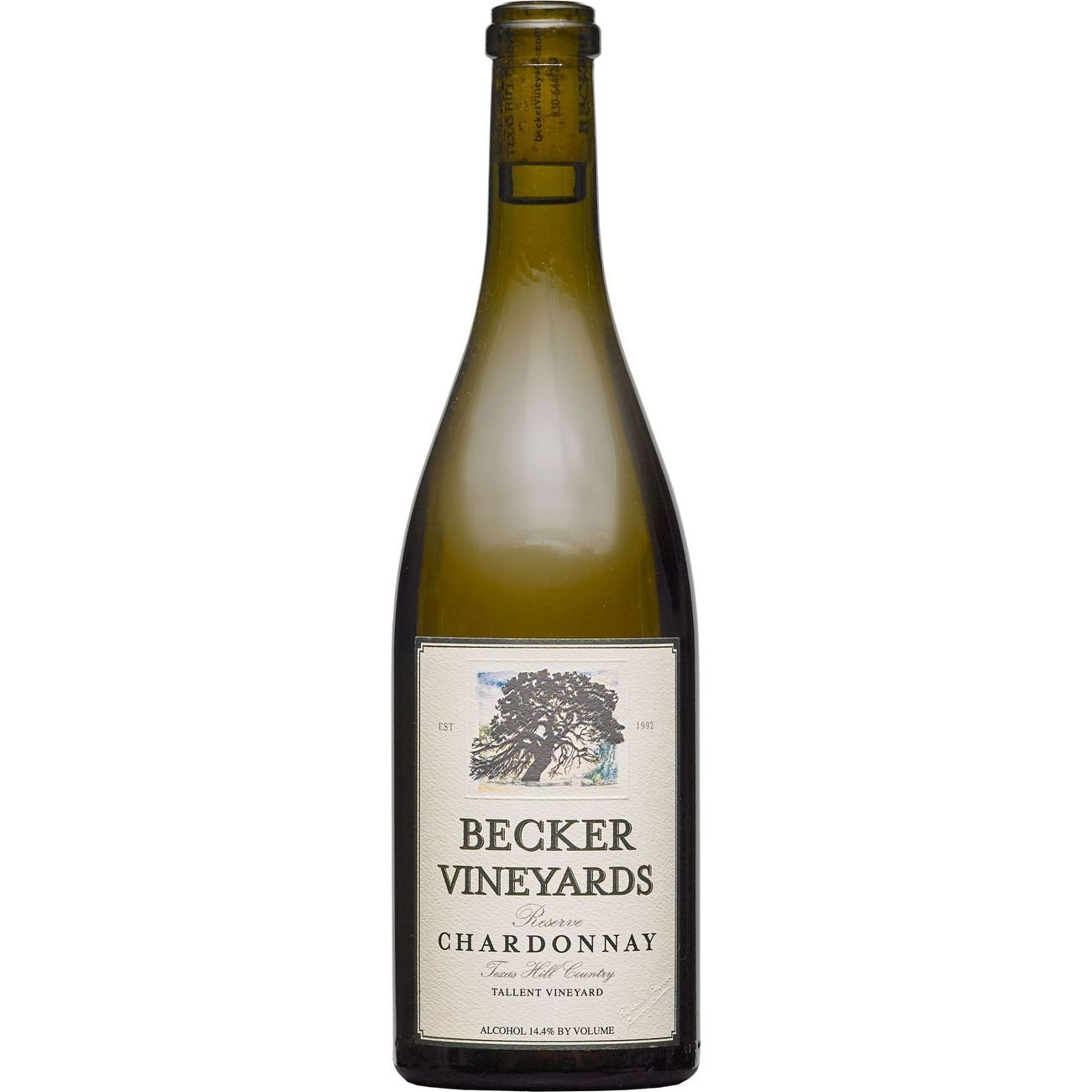 Becker Vineyards Reserve Chardonnay Texas White Wine - Shop Wine at H-E-B
