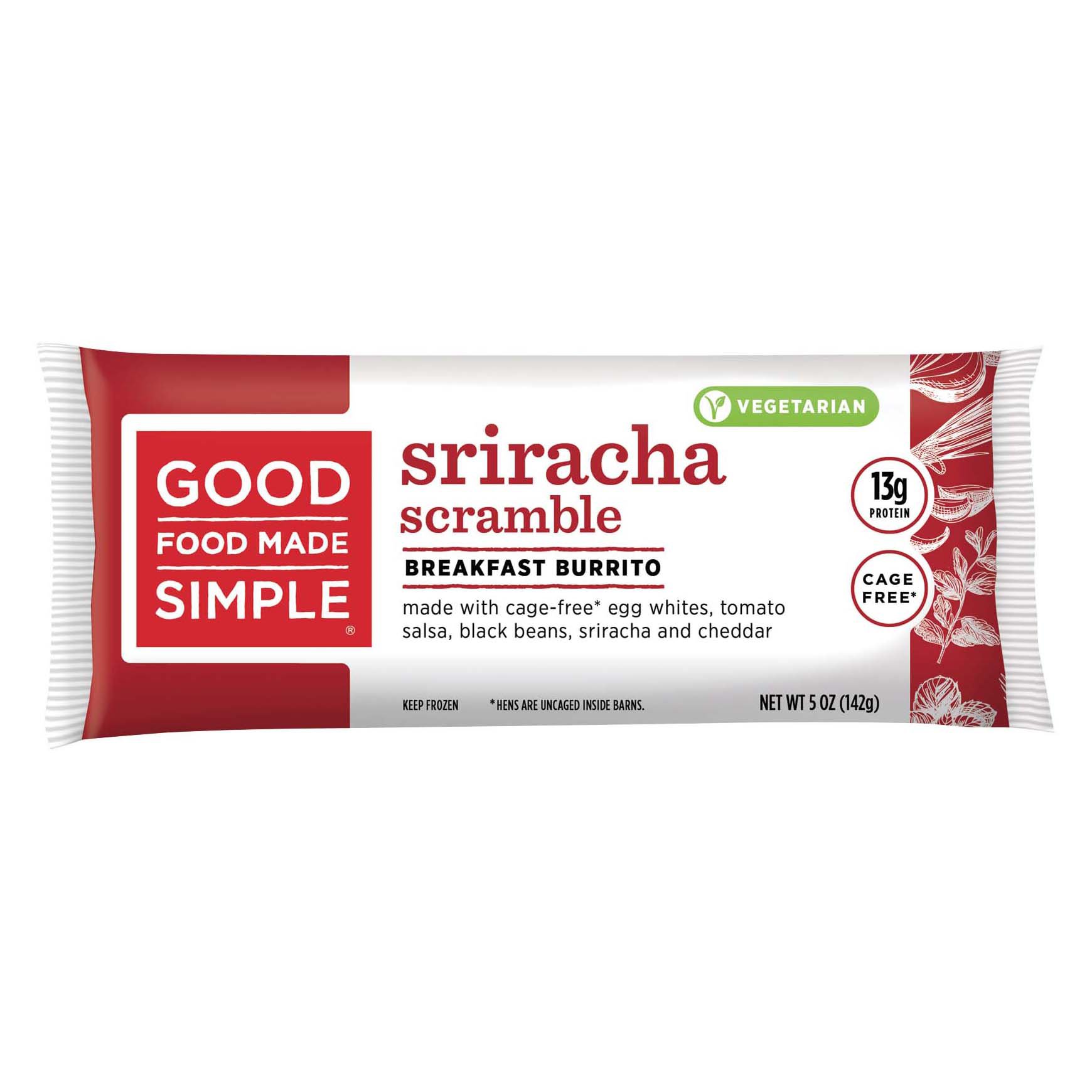 Good Food Made Simple Sriracha Scramble Breakfast Burrito - Shop ...