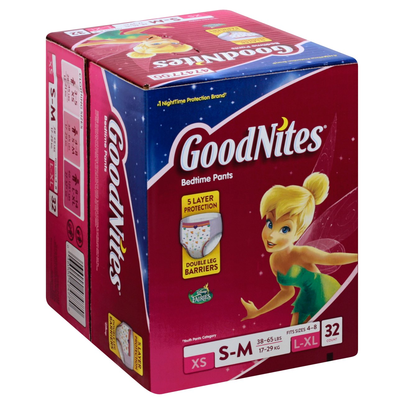 GoodNites Youth Pants Big Pack Girl, 32 ct - Shop Training Pants at H-E-B