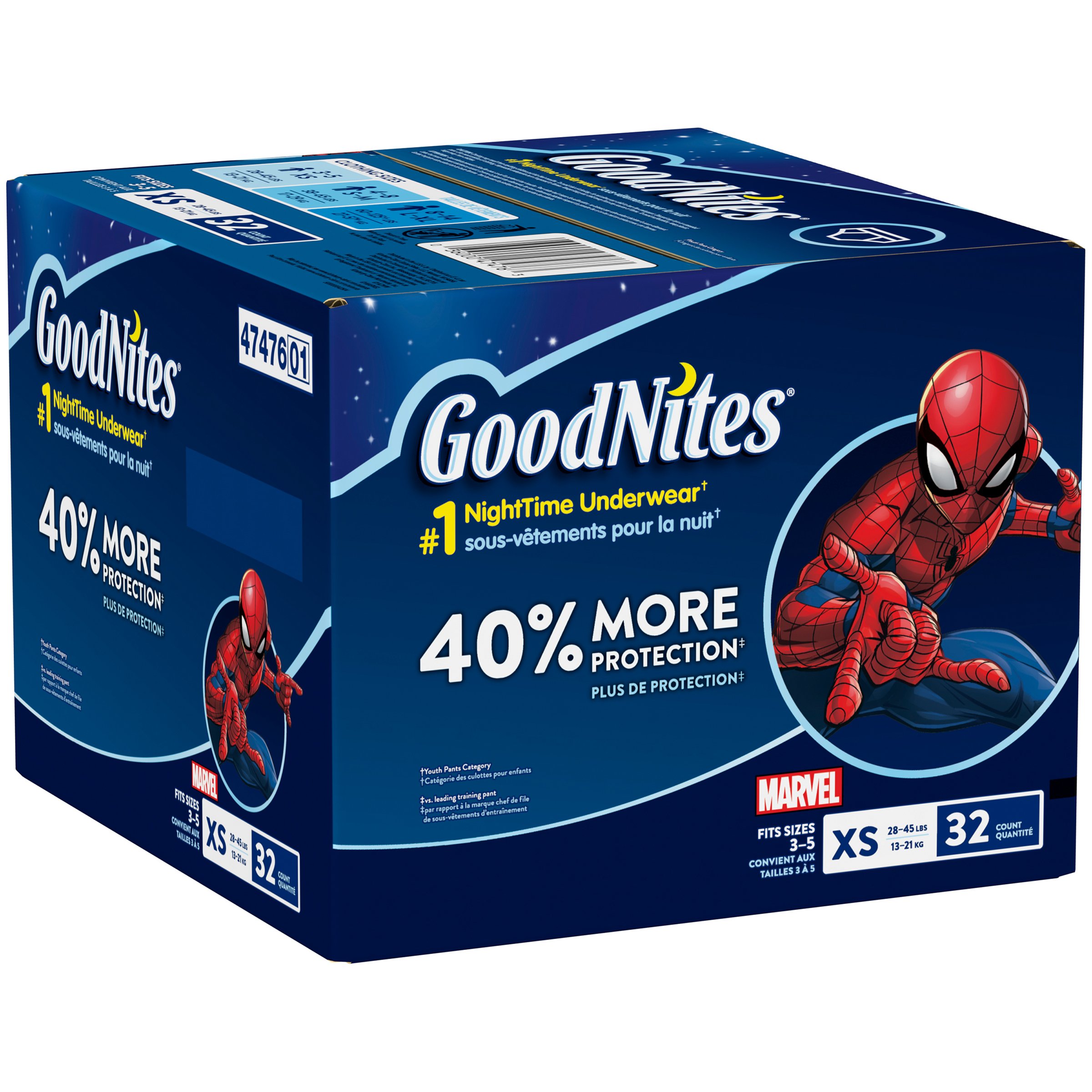 GoodNites NiteTime Underware Boys 32 pk - Shop Diapers & Potty at H-E-B