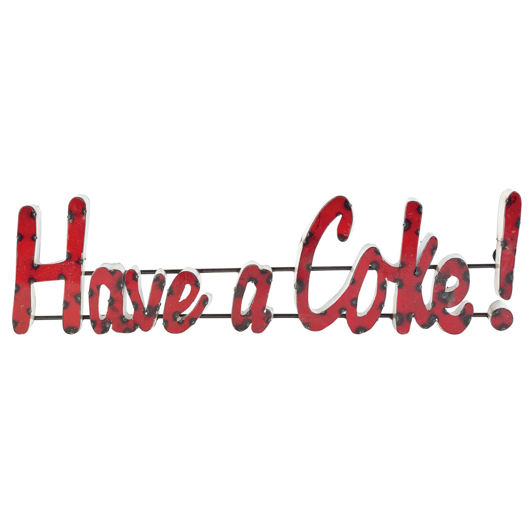 Creative Decor Have A Coke Word Sign - Shop Outdoor Decor at H-E-B