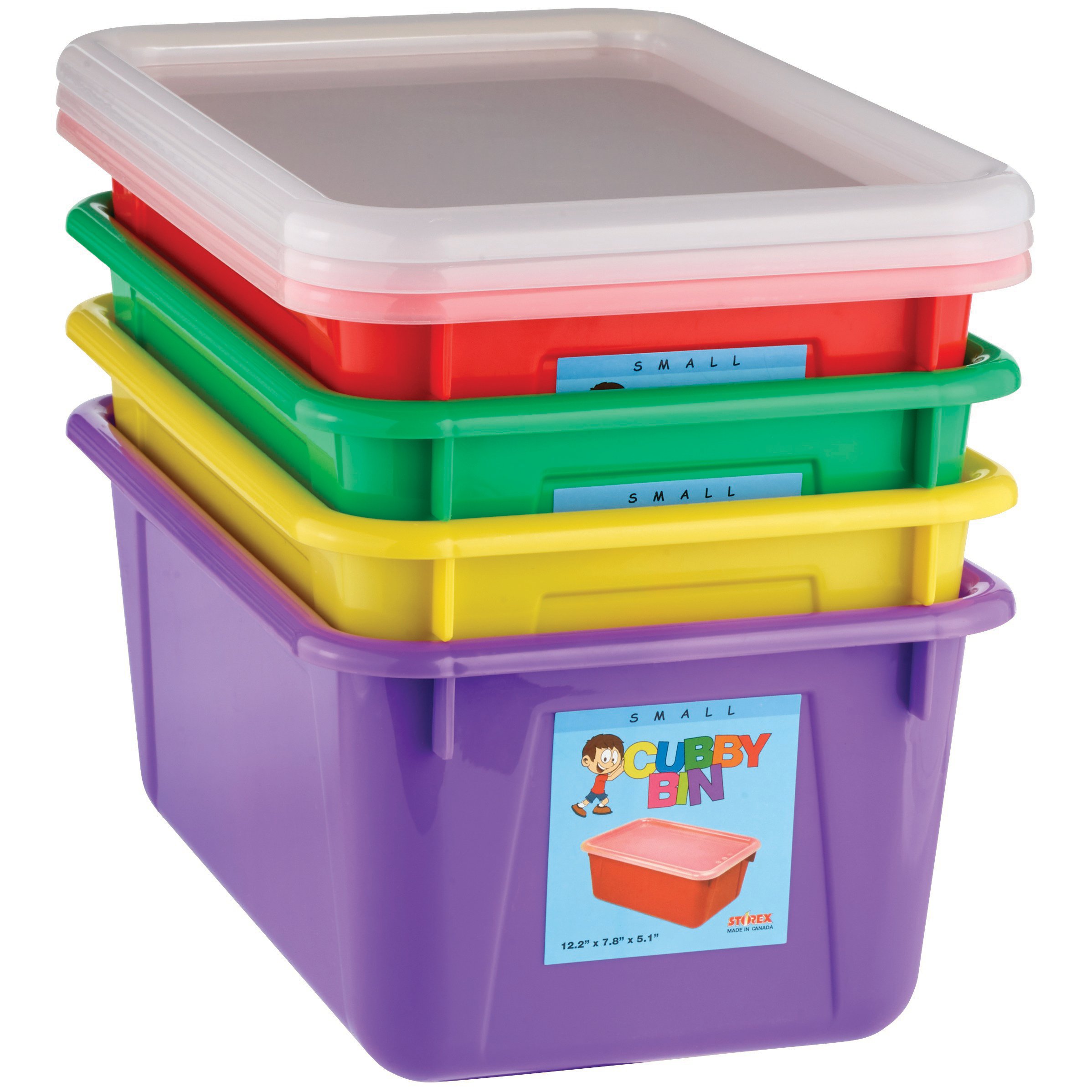 Storex Small Cubby Bin With Cover - Shop Desktop organizers at H-E-B