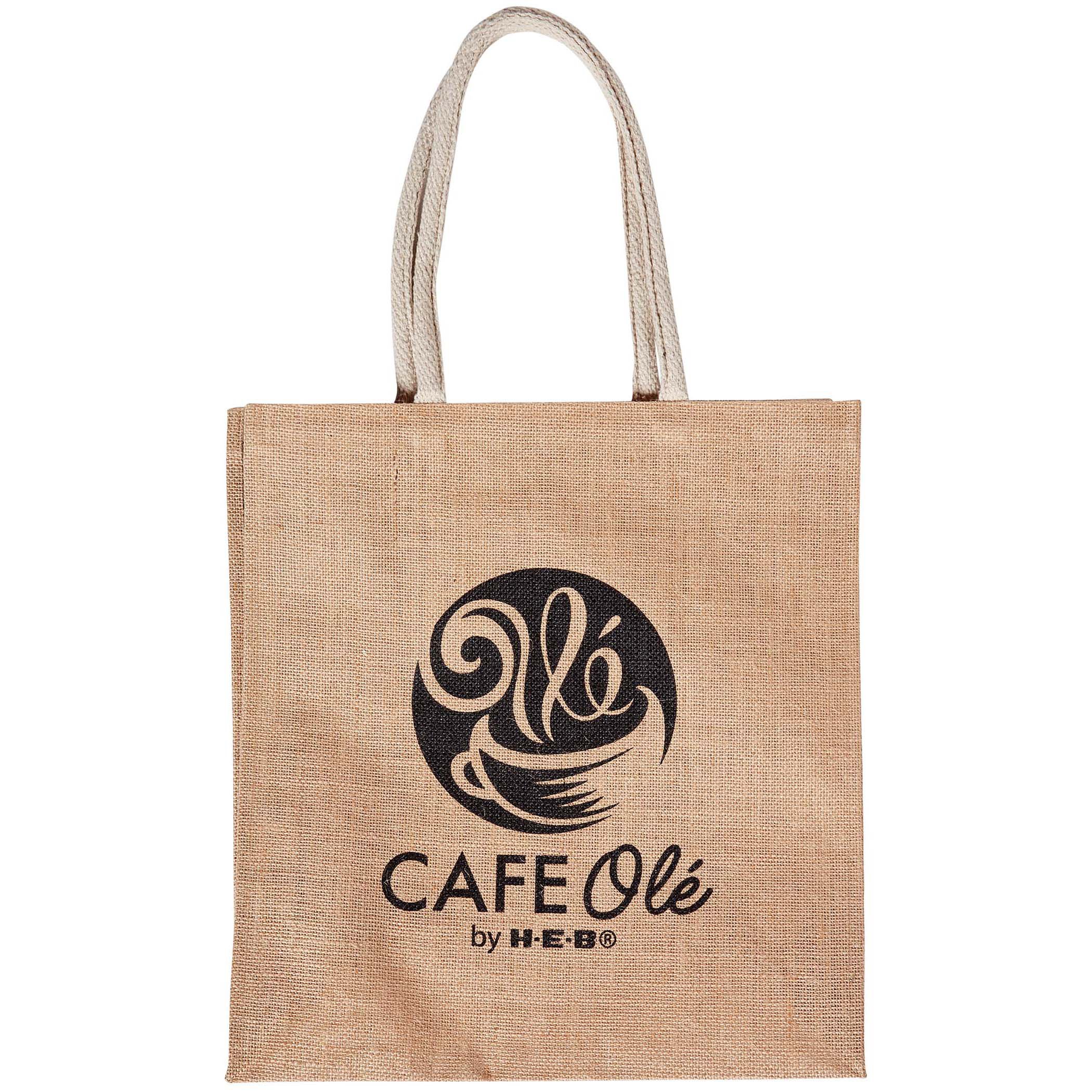 H-E-B Cafe Ole Jute Bag - Shop Reusable shopping bags at H-E-B