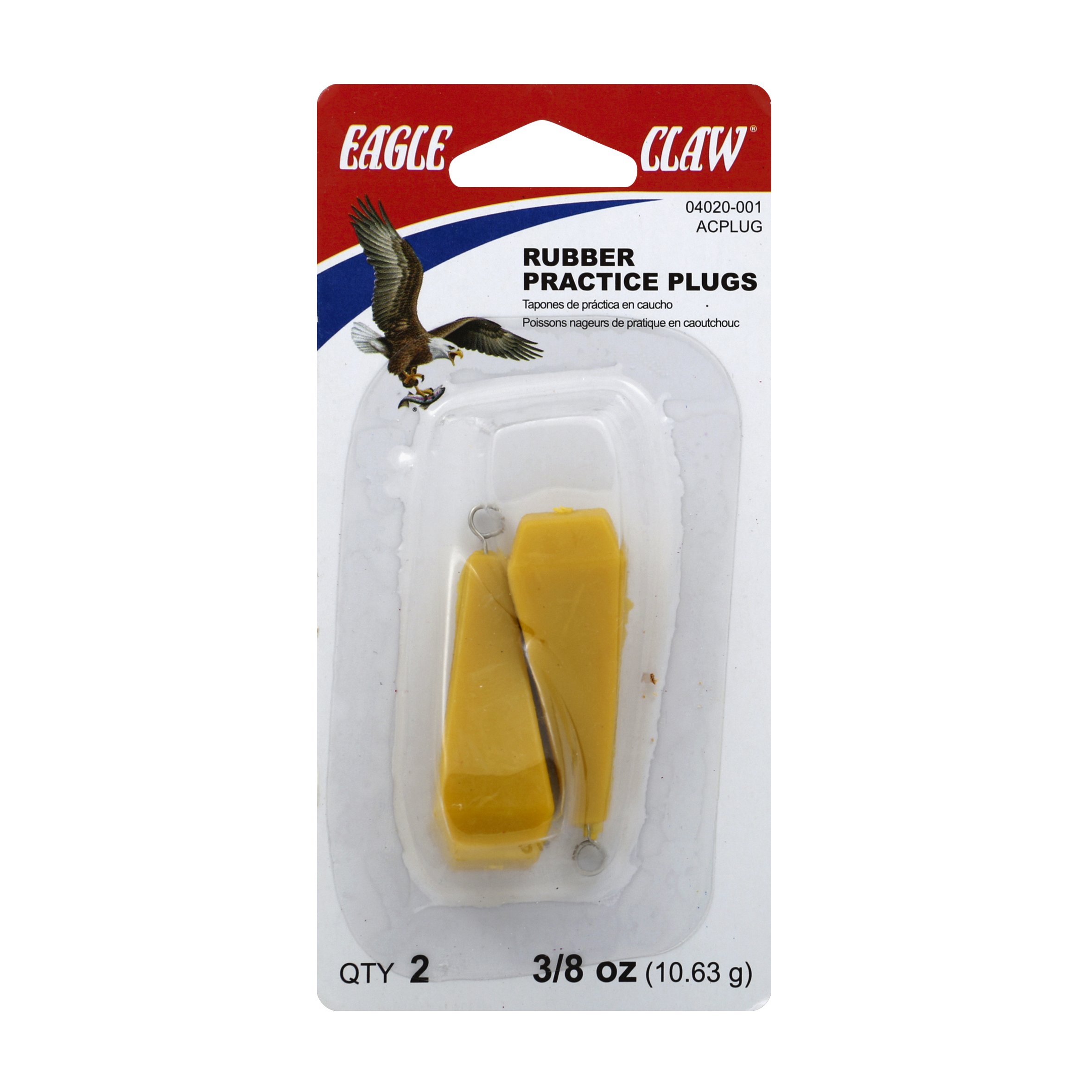 Eagle Claw Rubber Practice Plugs - Shop Fishing at H-E-B