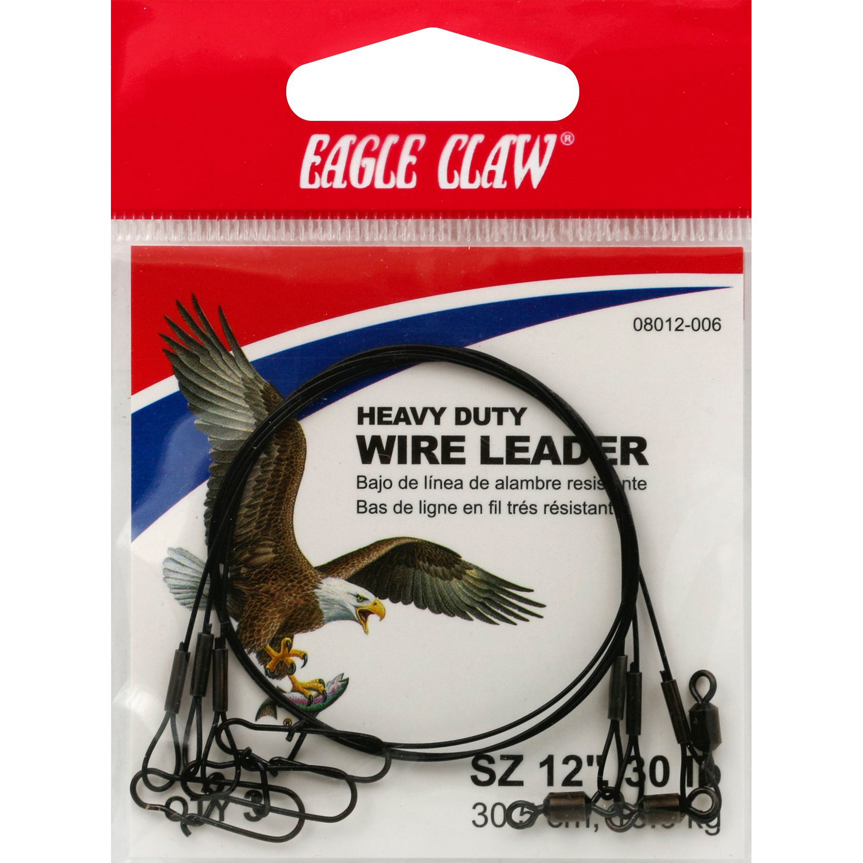 Eagle Claw Steel Leader, 12", 30 lb - Shop Fishing at H-E-B