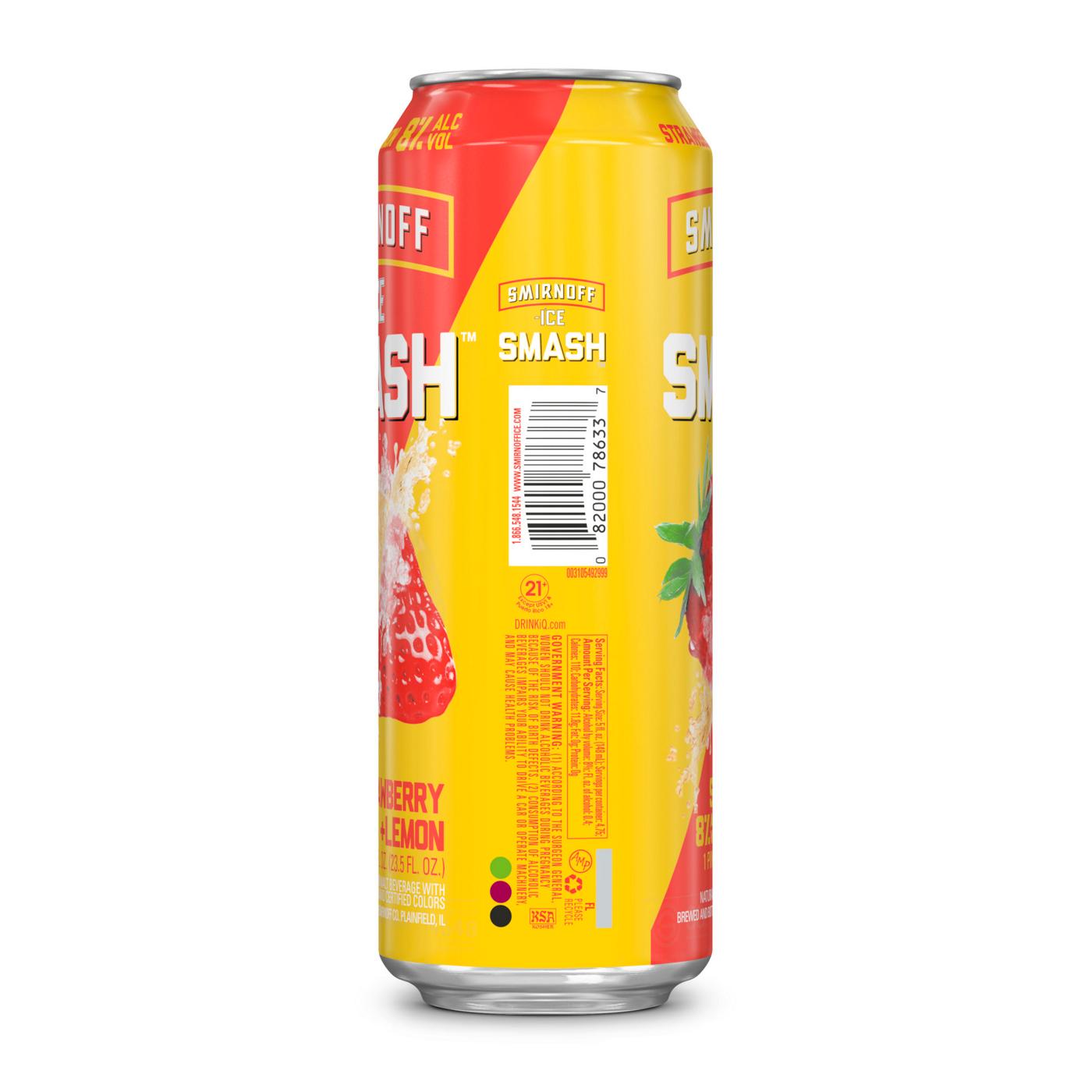 Smirnoff Ice Smash Strawberry And Lemon - Shop Malt beverages & coolers ...