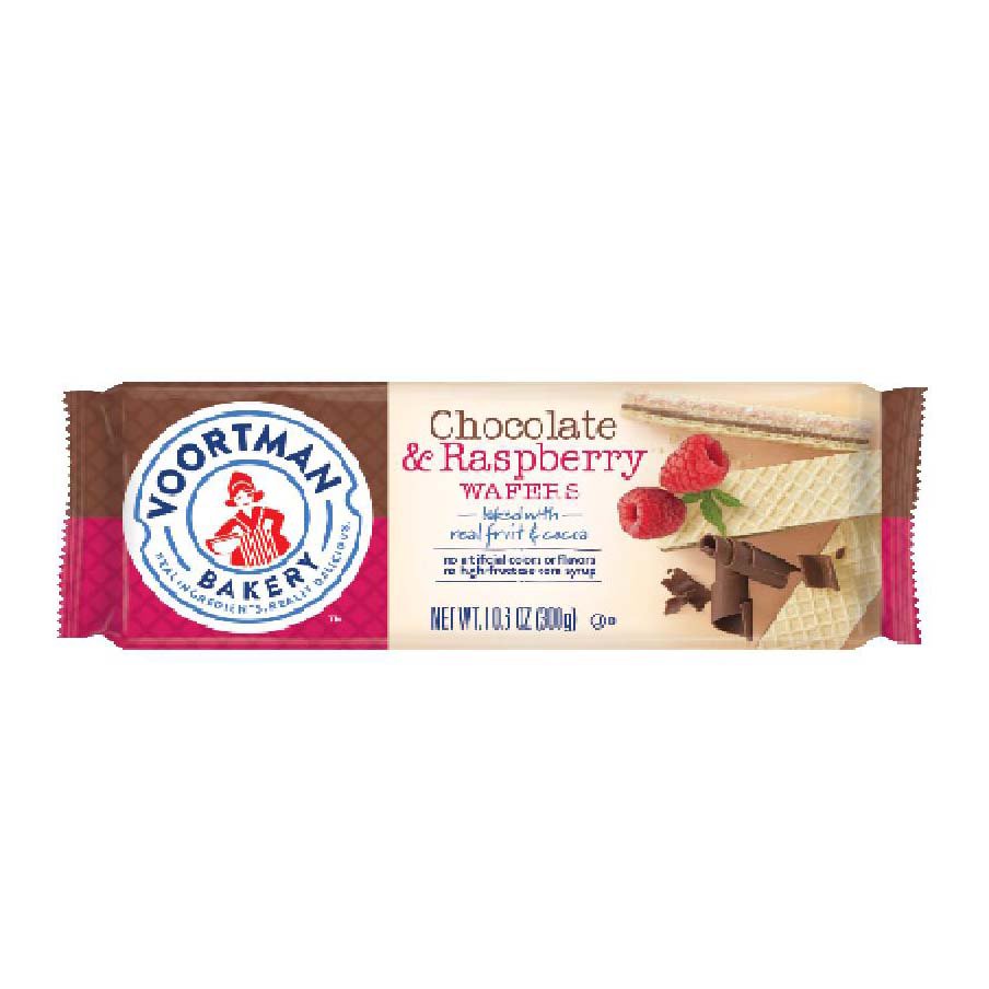Voortman Chocolate & Raspberry Wafers - Shop Cookies at H-E-B