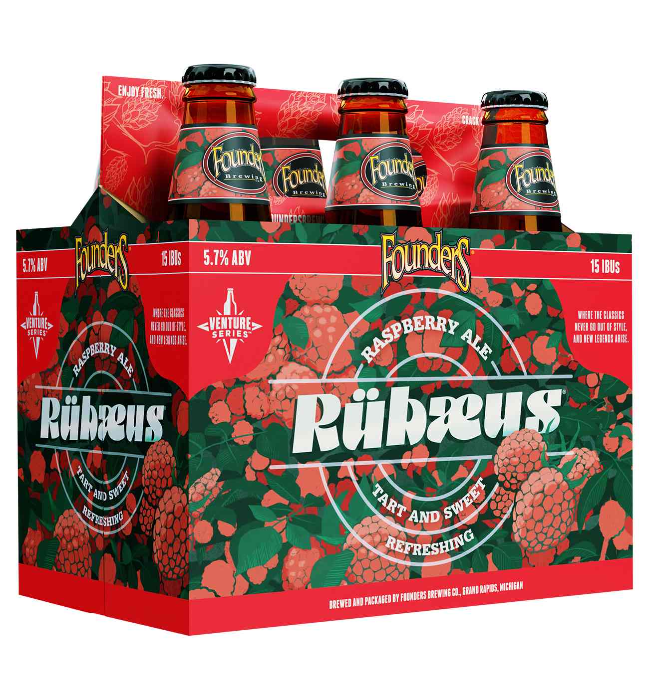 Founders Rubaeus Pure Raspberry Ale Beer 12 oz Cans - Shop Beer at H-E-B
