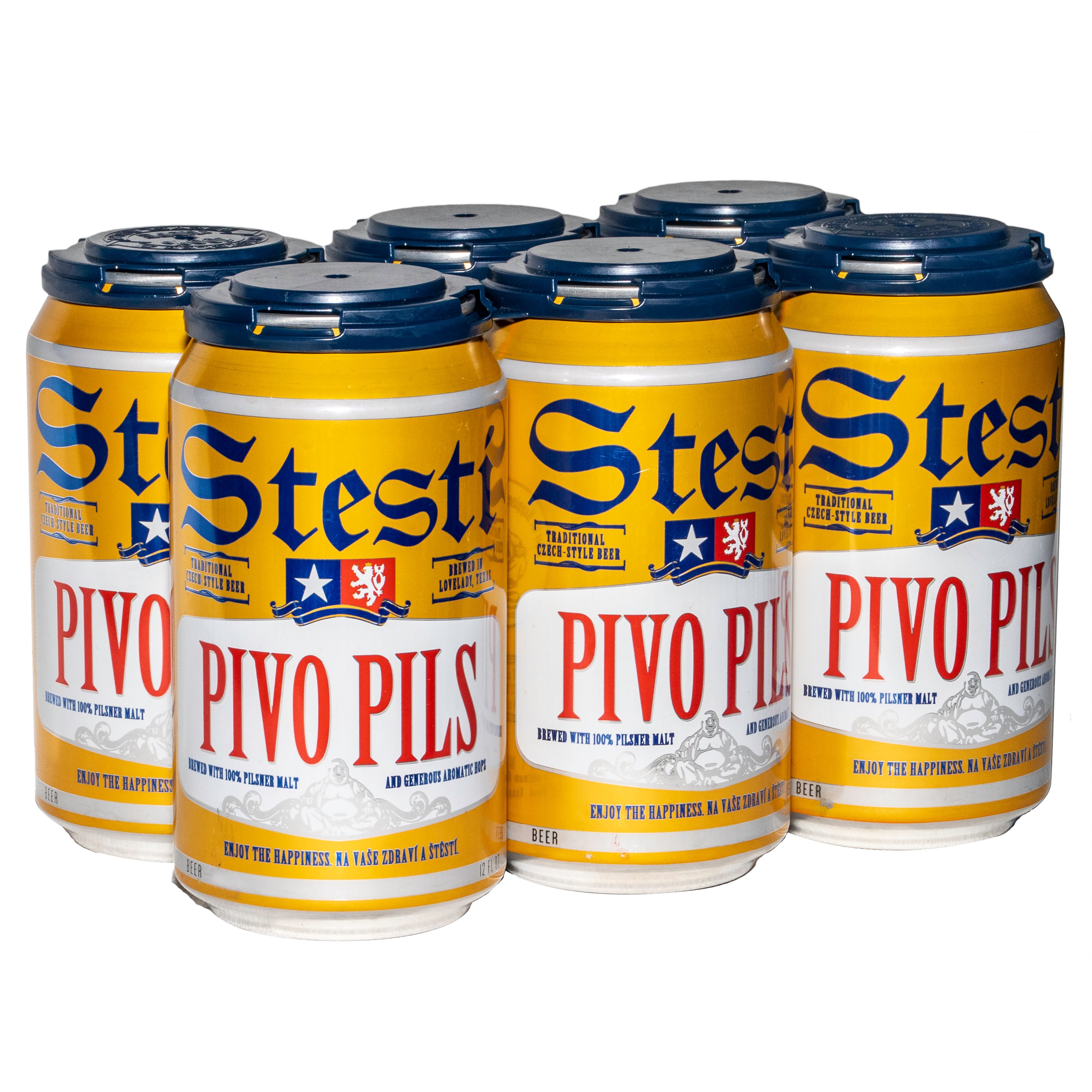 Stesti Pivo Pils Beer 6 pk Cans - Shop Beer at H-E-B