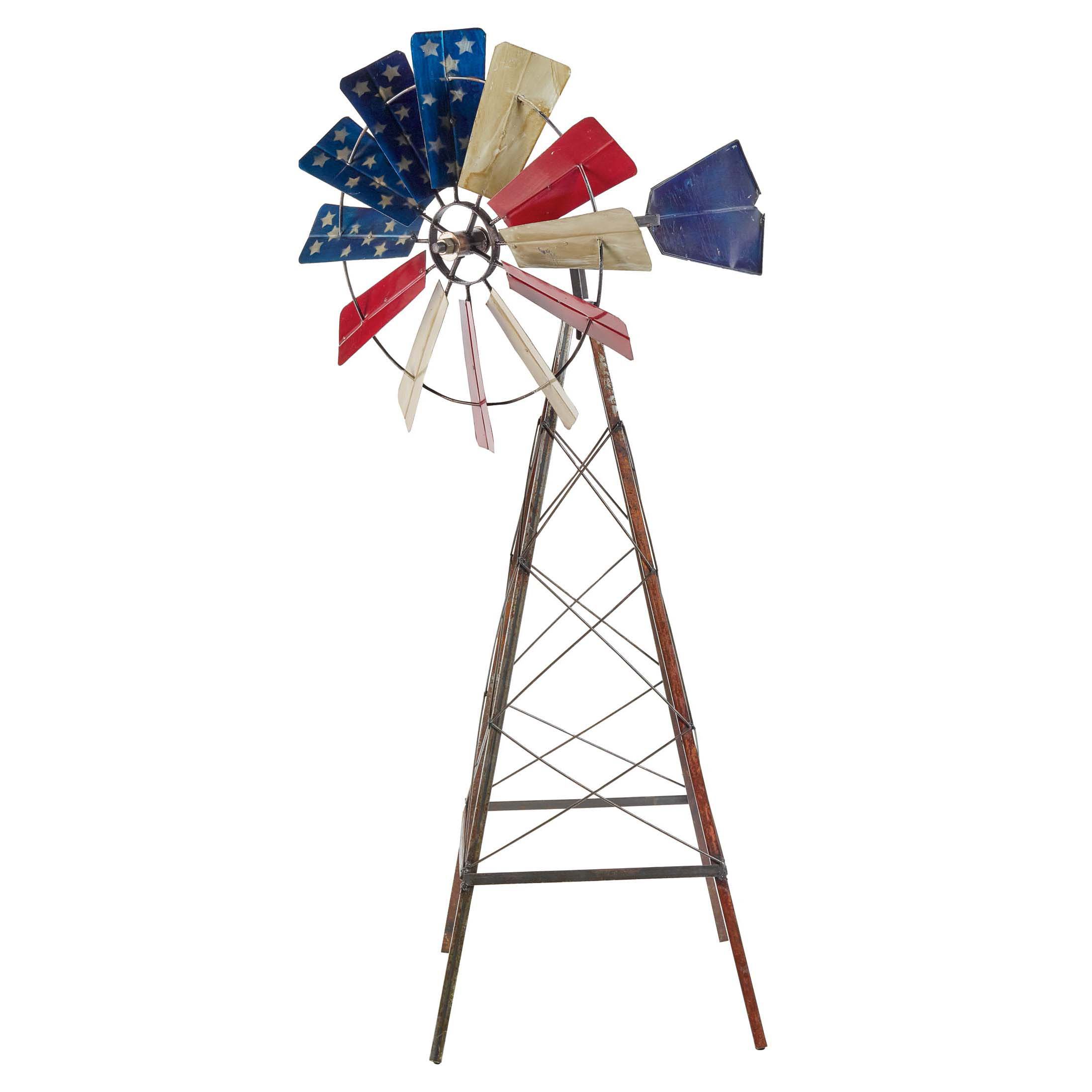 Creative Decor USA Large Windmill With Stand - Shop Patio & Outdoor at ...