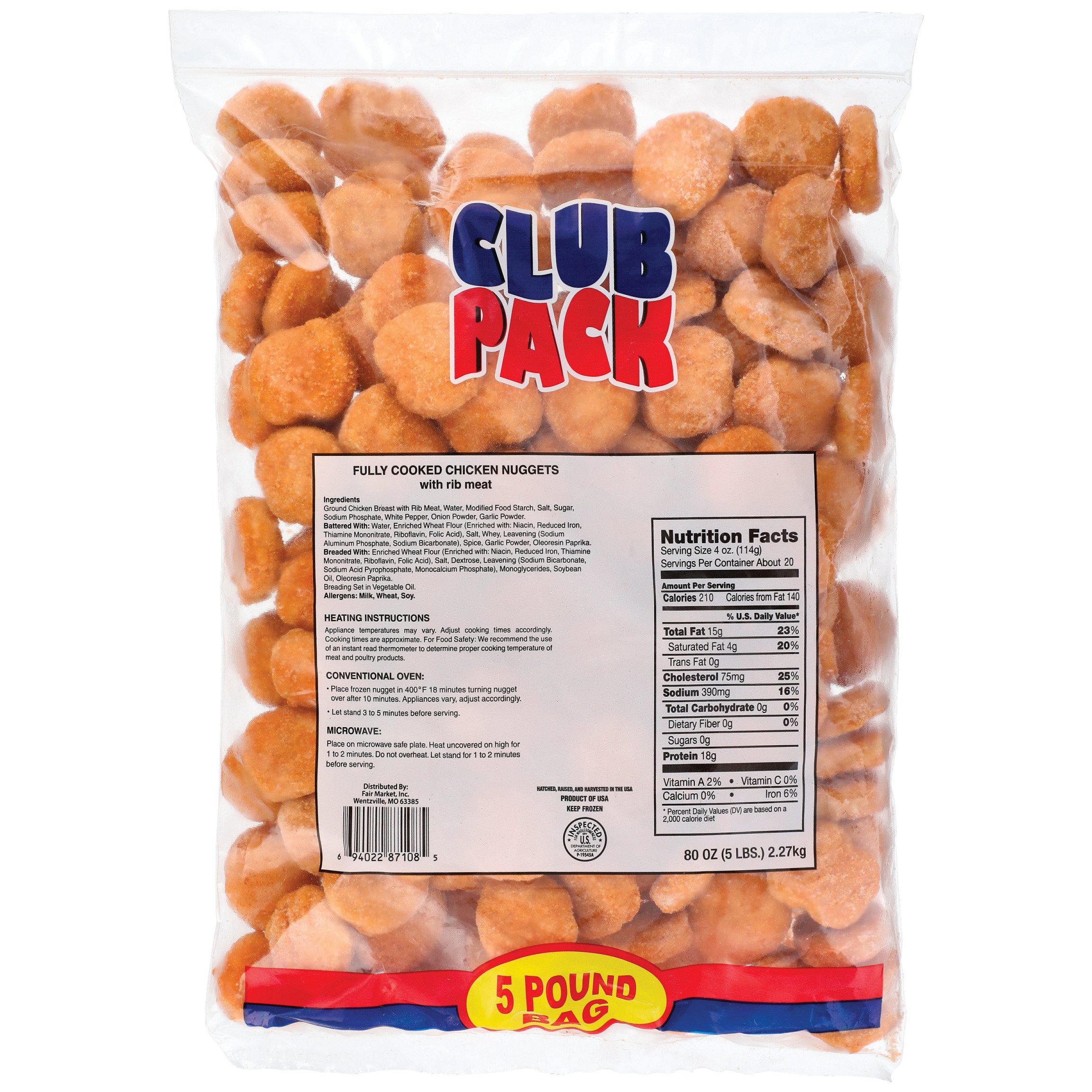 Fair Market Fully Cooked Breaded Chicken Nuggets - Shop Chicken at H-E-B