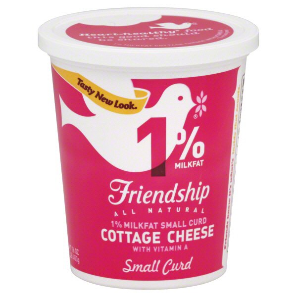 Friendship Dairies 1% Milkfat Small Curd Cottage Cheese - Shop Cheese ...