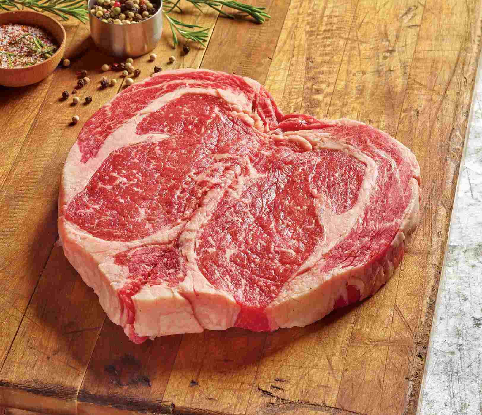 H-E-B Natural Angus Beef Boneless Ribeye Sweetheart Steak - USDA Choice ...