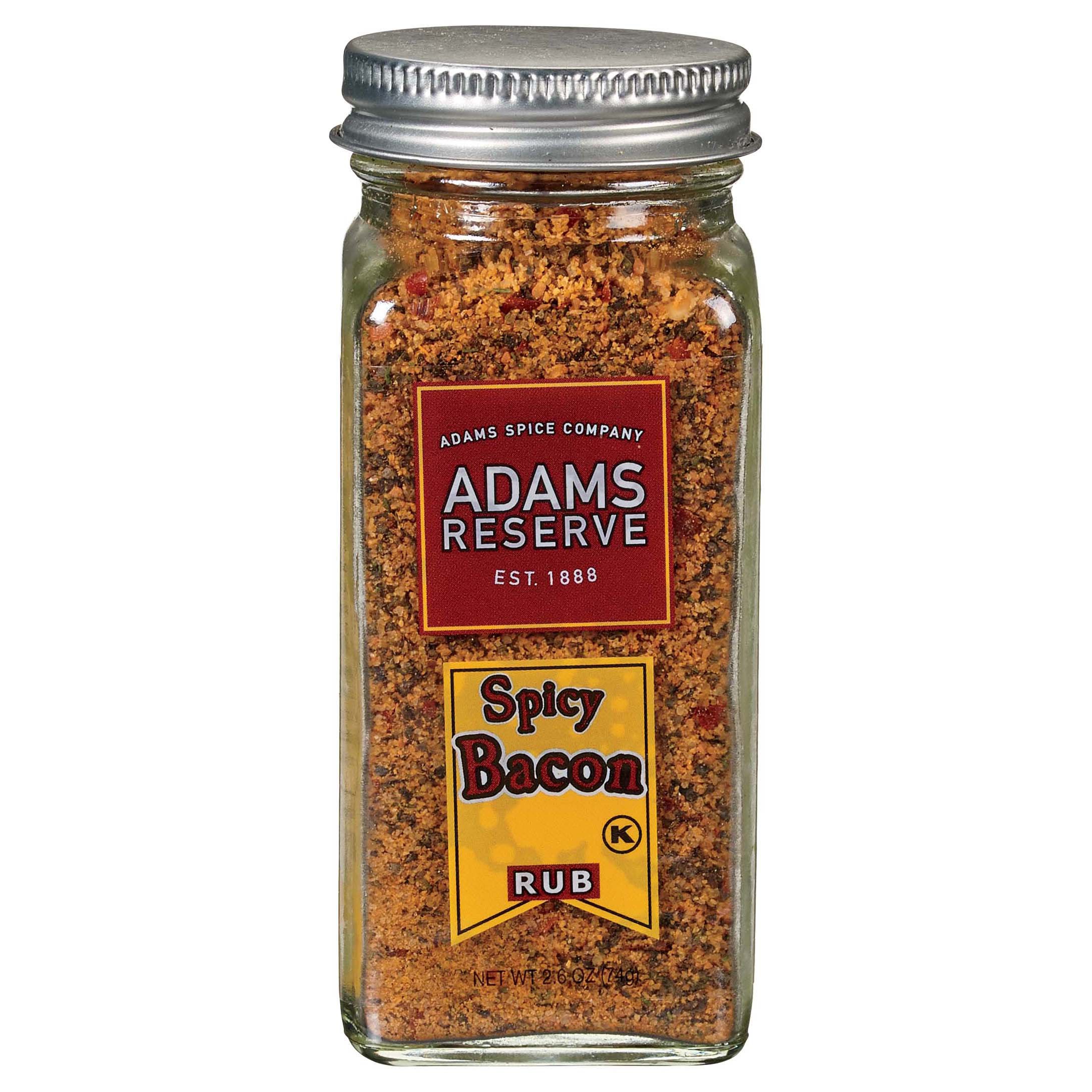 Adams Reserve Spicy Bacon Rub - Shop Spices & Seasonings at H-E-B