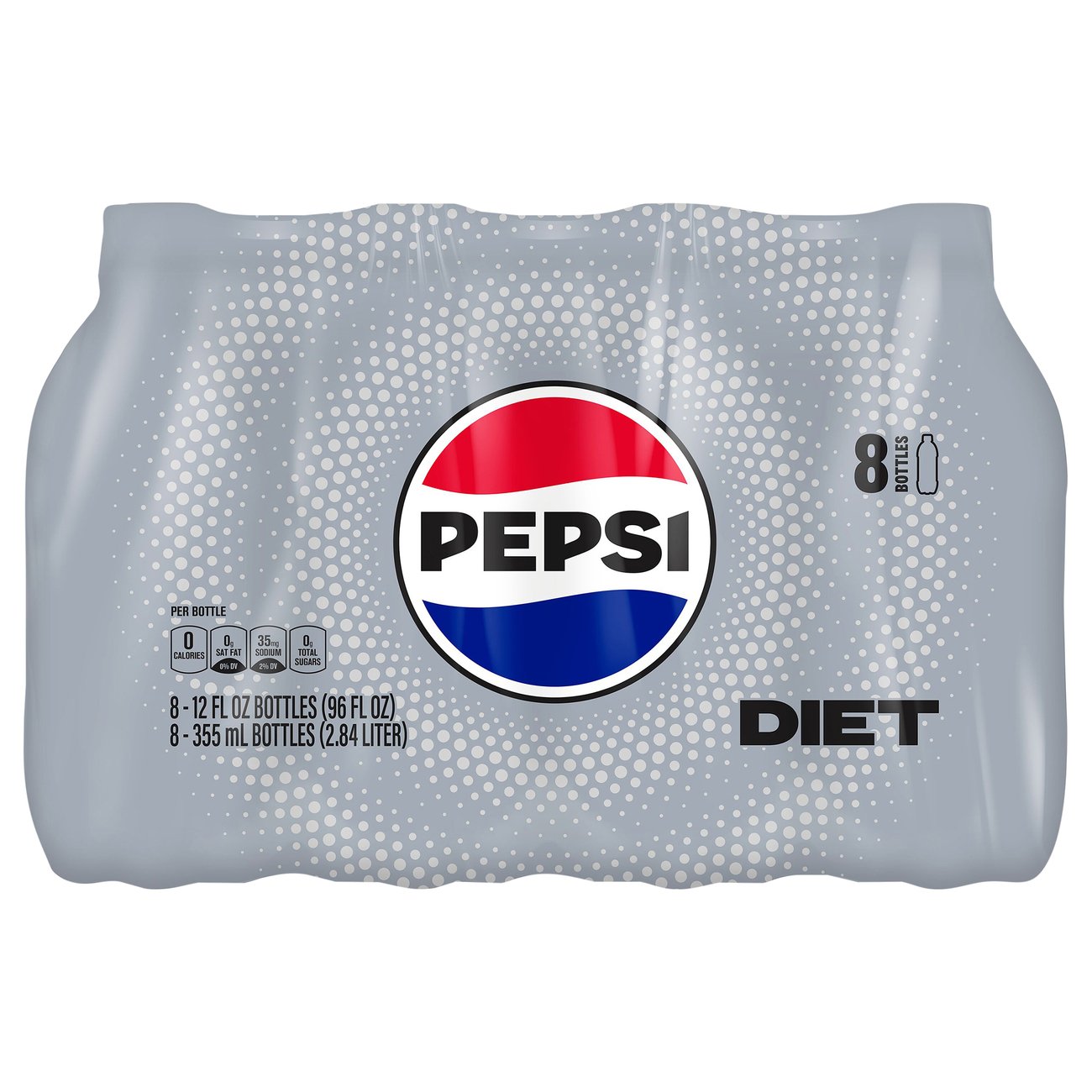 Pepsi Diet Cola 8 pk Bottles - Shop Soda at H-E-B