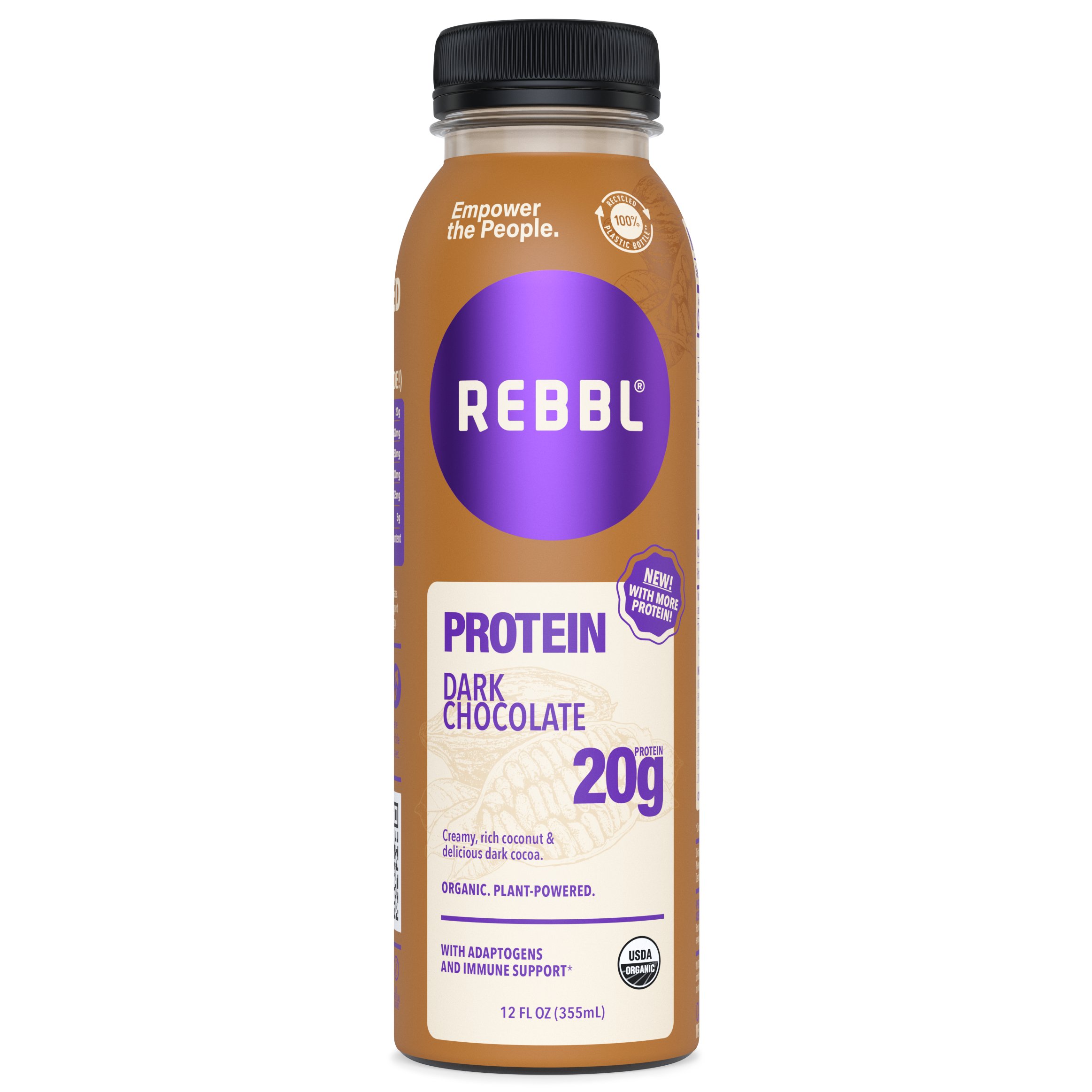 REBBL 20g Protein Shake - Dark Chocolate, 12 oz | Central Market ...