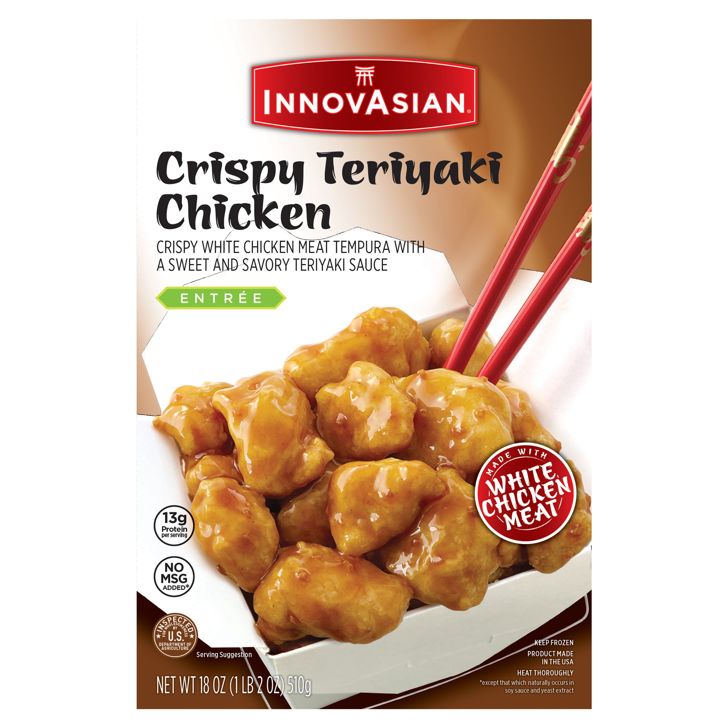InnovAsian Frozen Crispy Teriyaki Chicken - Shop Entrees & sides at H-E-B