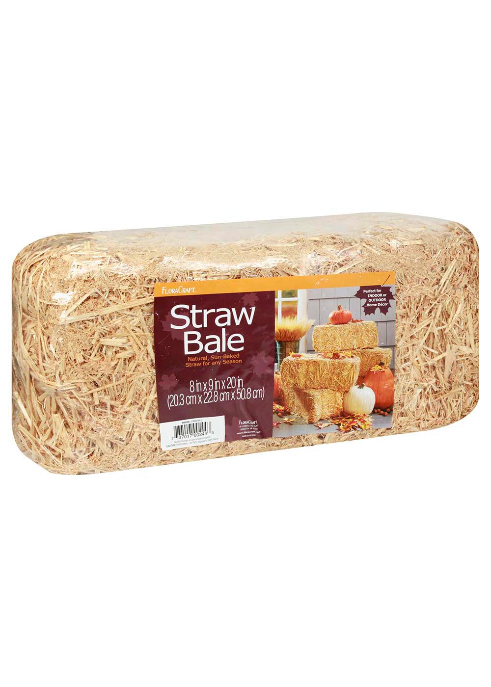 FloraCraft Straw Bale - Shop Seasonal decor at H-E-B