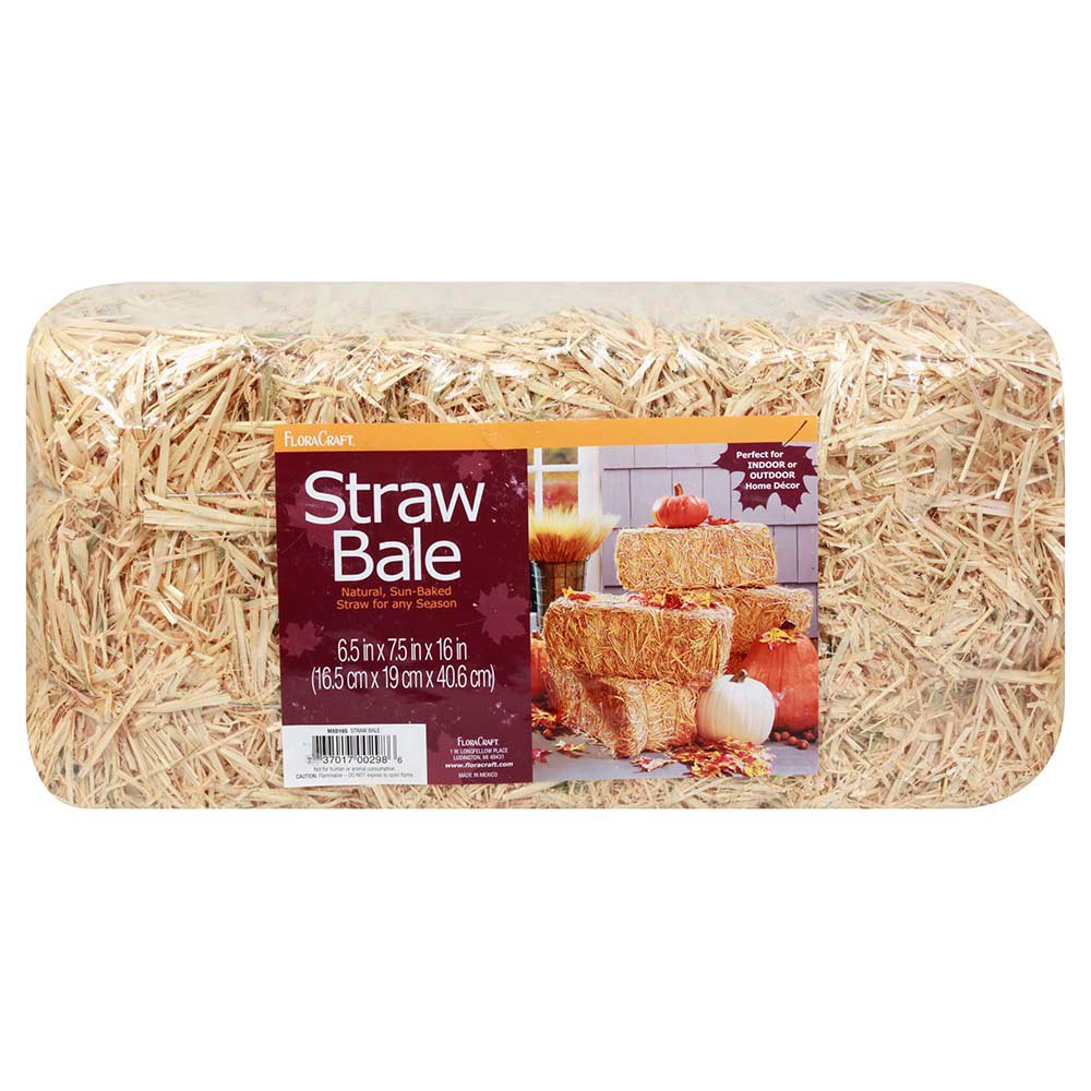 FloraCraft Straw Bale - Shop Seasonal decor at H-E-B