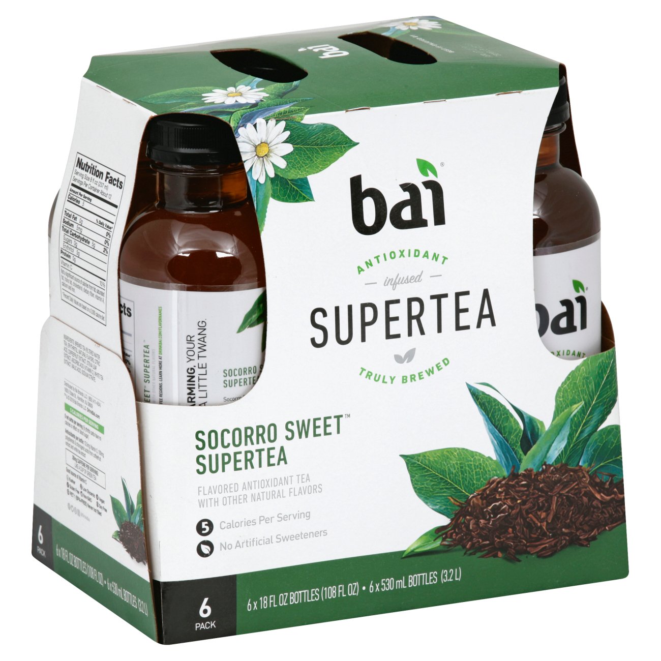 Bai Supertea Socorro Sweet Tea 18 oz Bottles - Shop Tea at H-E-B