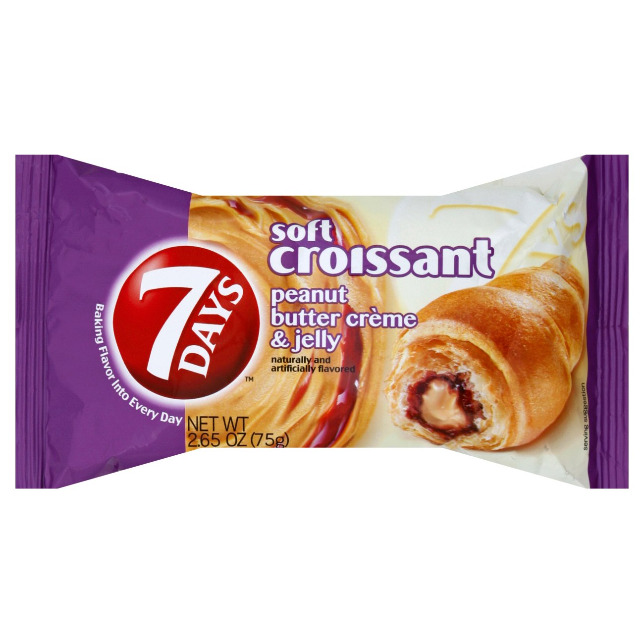 7 Days Peanut Butter Creme & Jelly Soft Croissant - Shop Snack cakes at ...