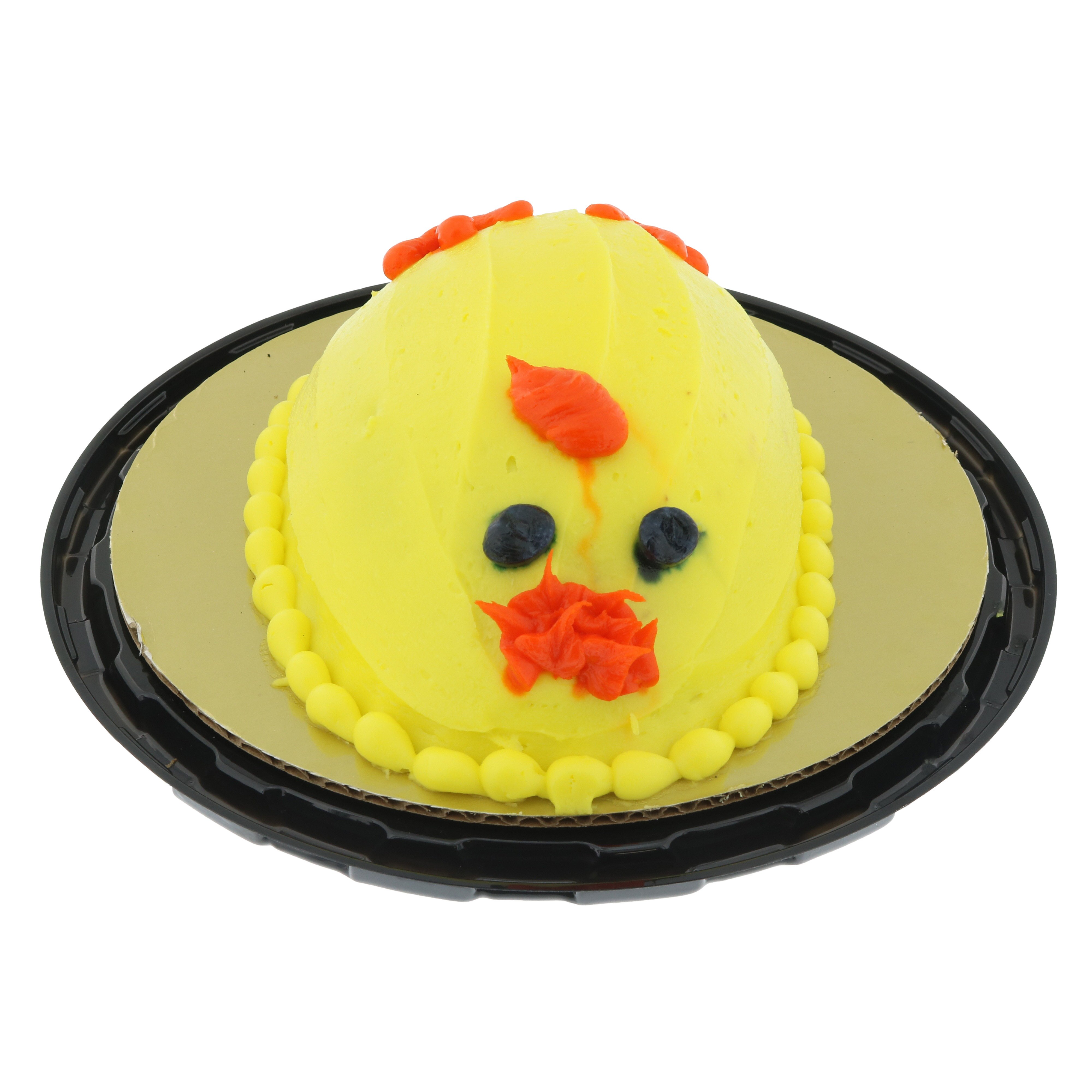 H E B Yellow Egg Shaped Cake With Buttercream Shop Cakes At H E B