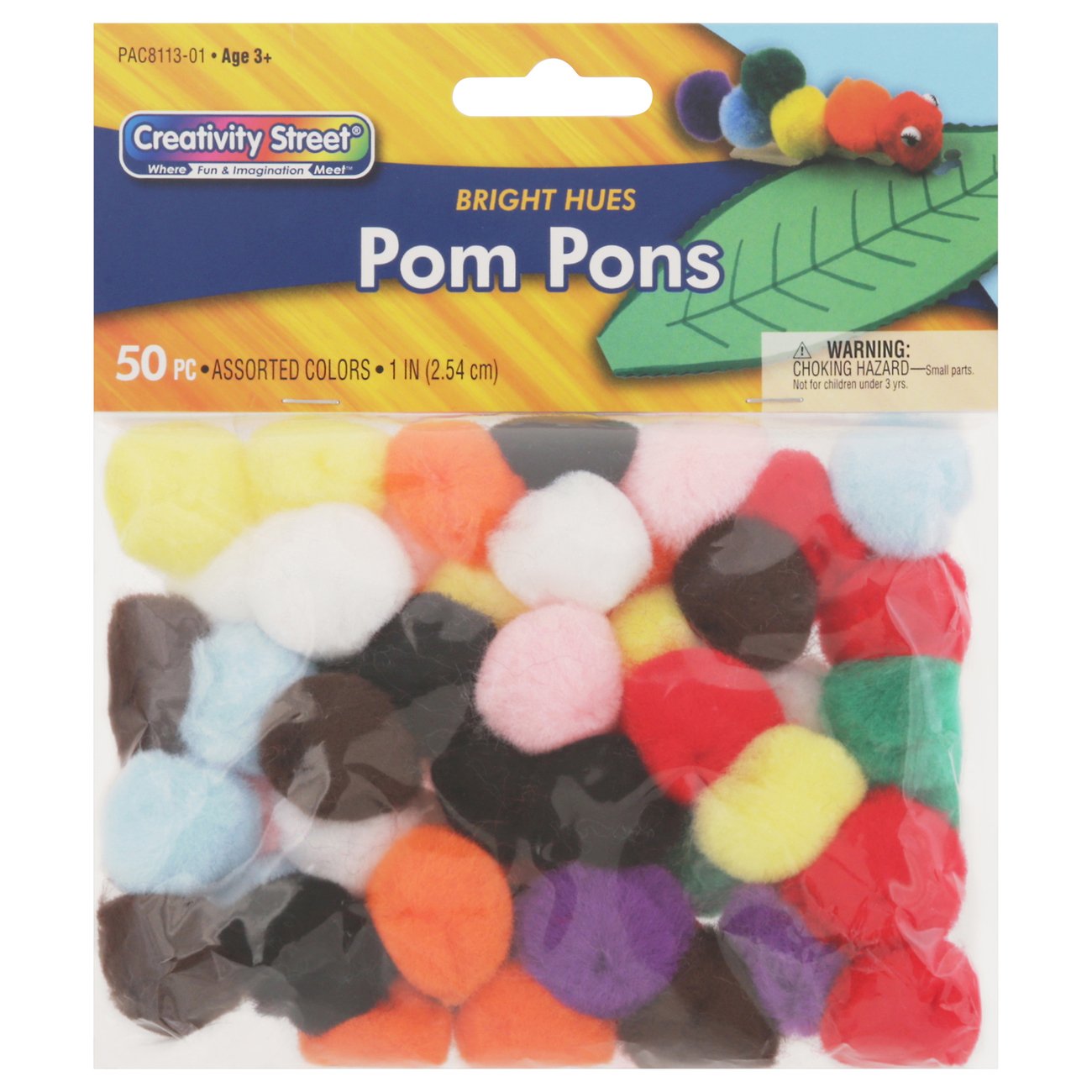 Creativity Street Bright Hues Poms Pons - Shop Craft basics at H-E-B