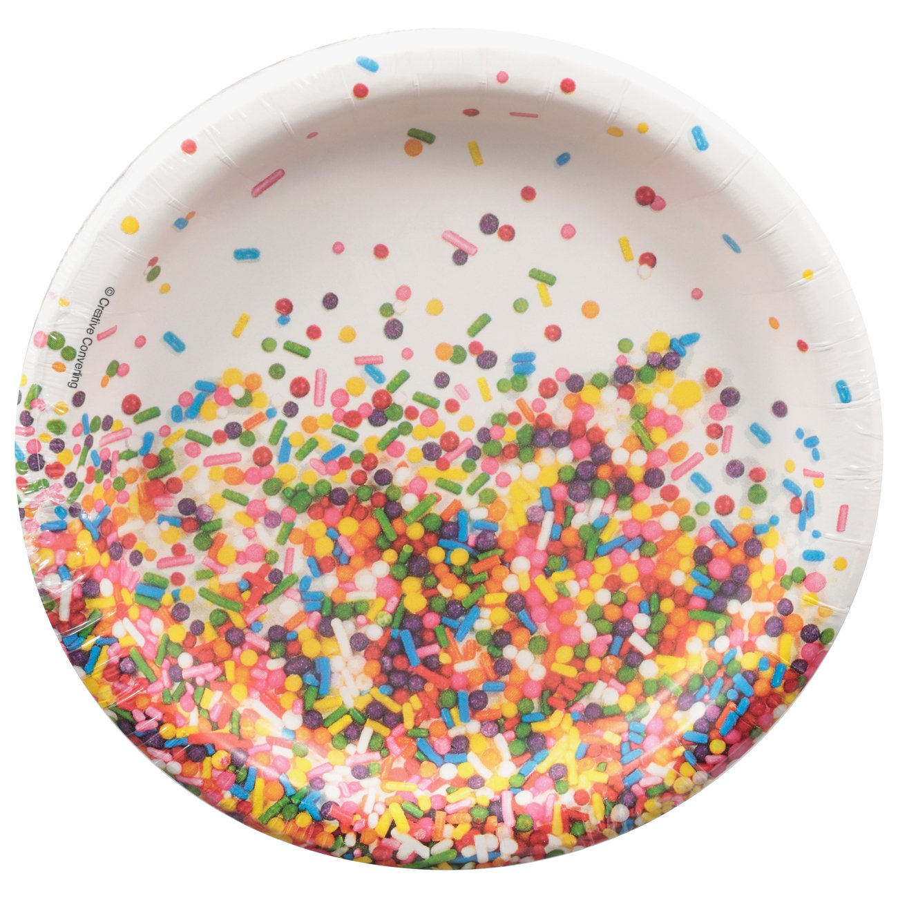 Creative Converting Sprinkles Paper Plates - 7 in. - Shop Plates ...