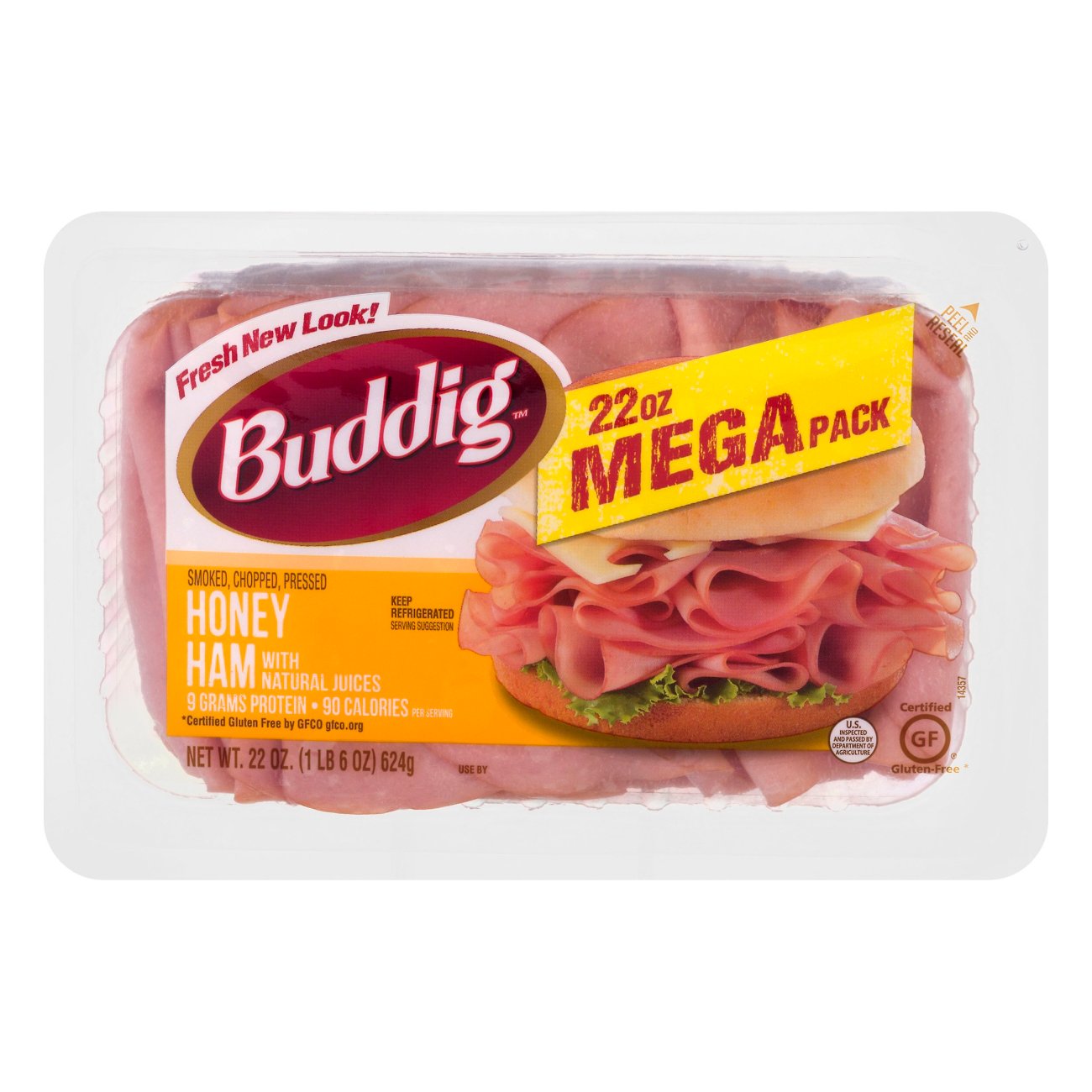 Buddig Honey Ham Mega Pack - Shop Meat at H-E-B