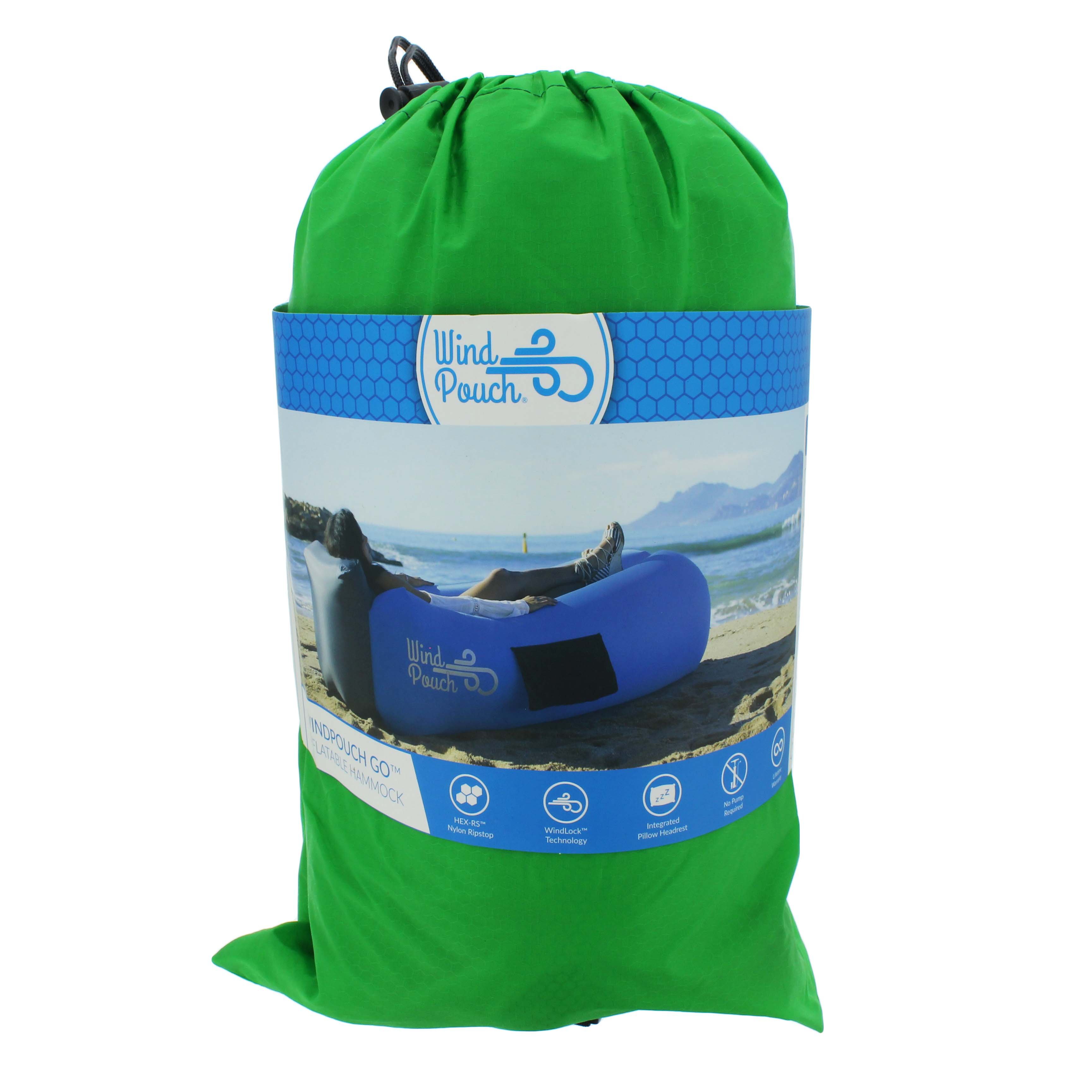 WindPouch Go Inflatable Hammock Green - Shop Chairs & seating at H-E-B