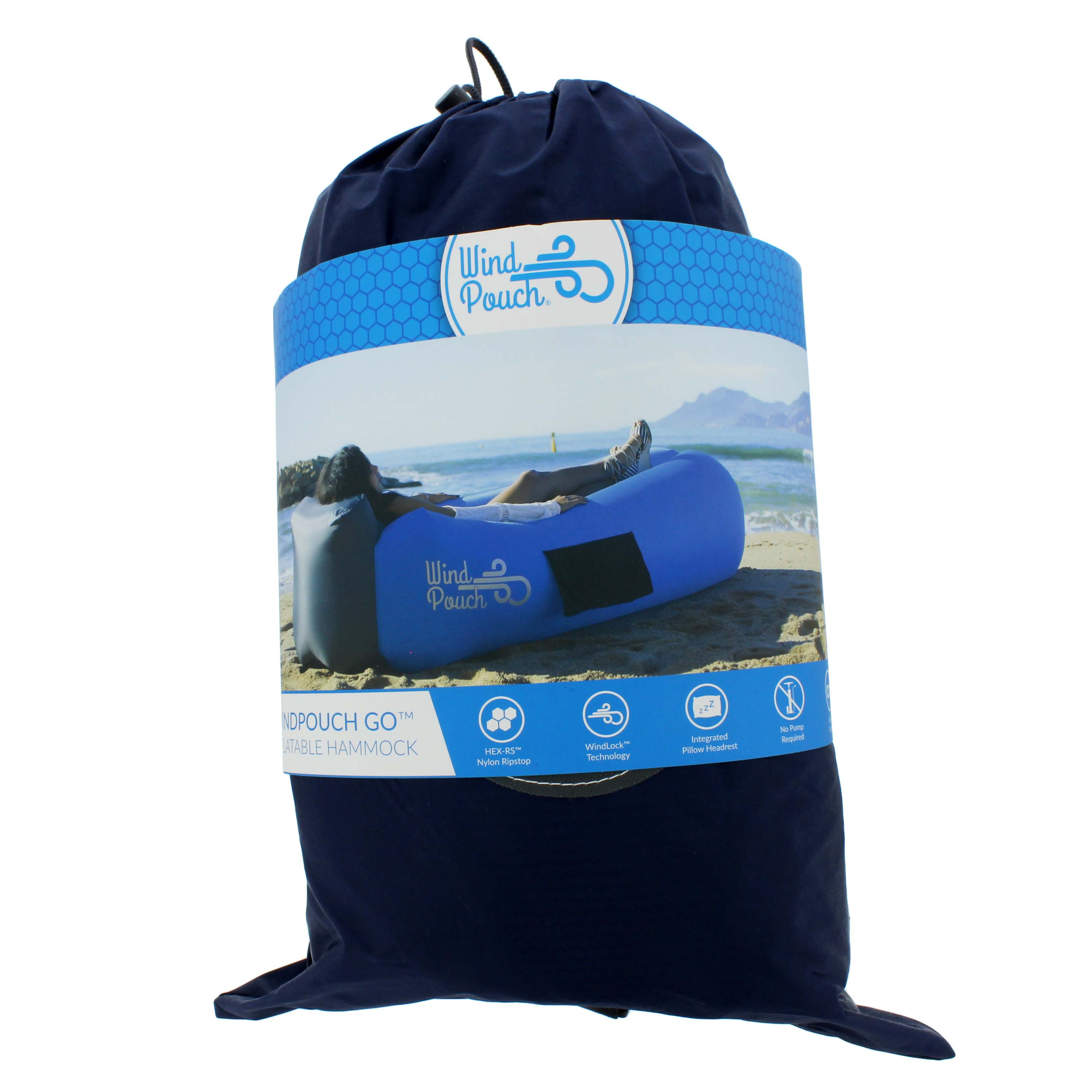 WindPouch Go Inflatable Hammock Navy - Shop Patio & Outdoor at H-E-B