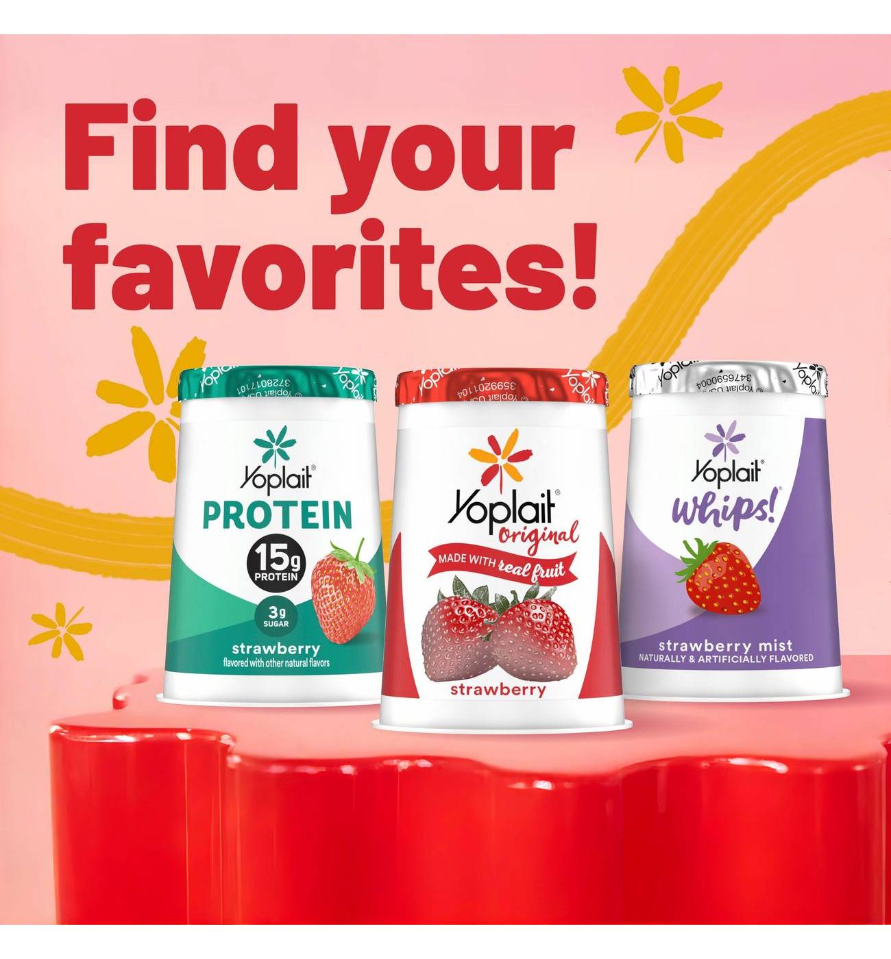 Yoplait Original Low-Fat Mountain Blueberry & Mix Berry Yogurt - Shop ...