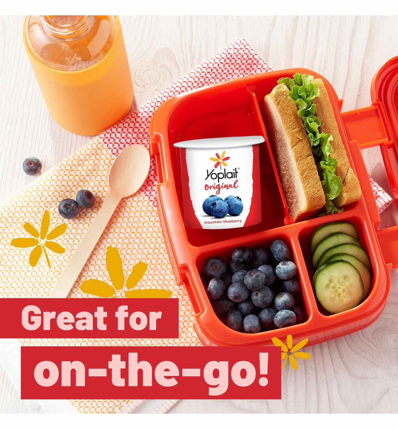 Yoplait Original Low-Fat Mountain Blueberry & Mix Berry Yogurt - Shop ...