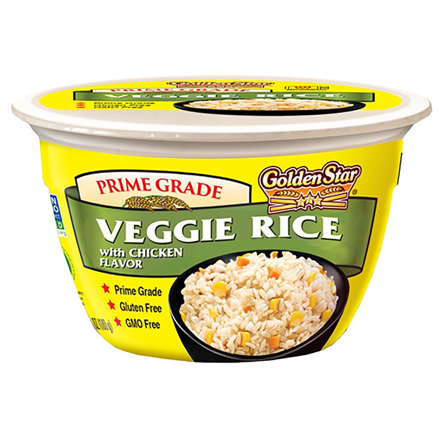 Golden Star Veggie Rice with Chicken Flavor Bowl - Shop Rice & Grains ...