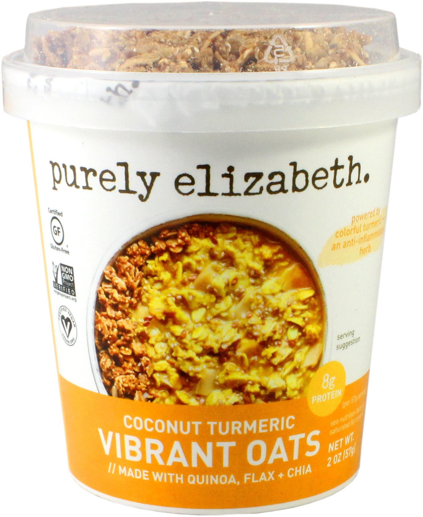 Purely Elizabeth Vibrant Oats Coconut Turmeric, 2 oz | Central Market ...