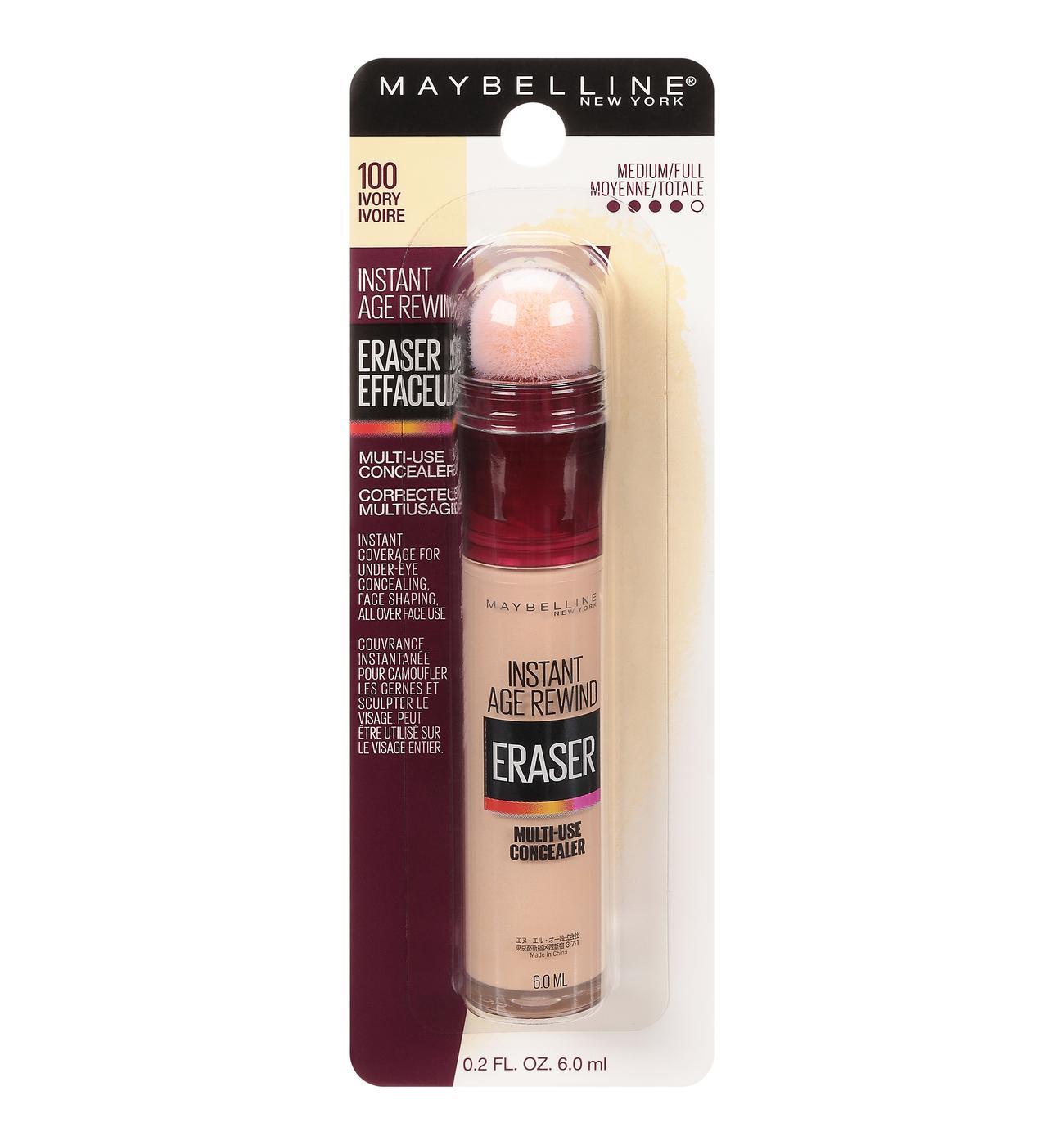 Maybelline Instant Age Rewind Eraser Multi-Use Concealer - 100 - Shop ...