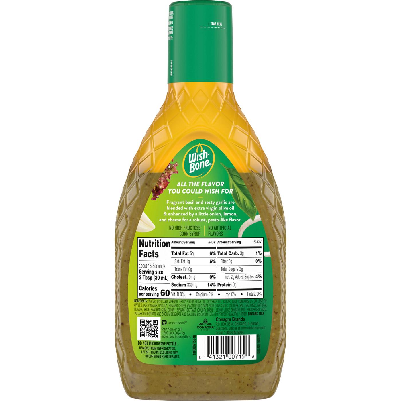 Wish-Bone Evoo Dressing Garlic Basil Italian - Shop Salad dressings at ...