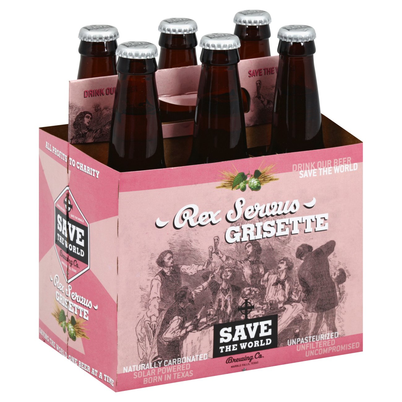 Save the World Rex Servus Grisette Beer 12 oz Bottles - Shop Beer at H-E-B