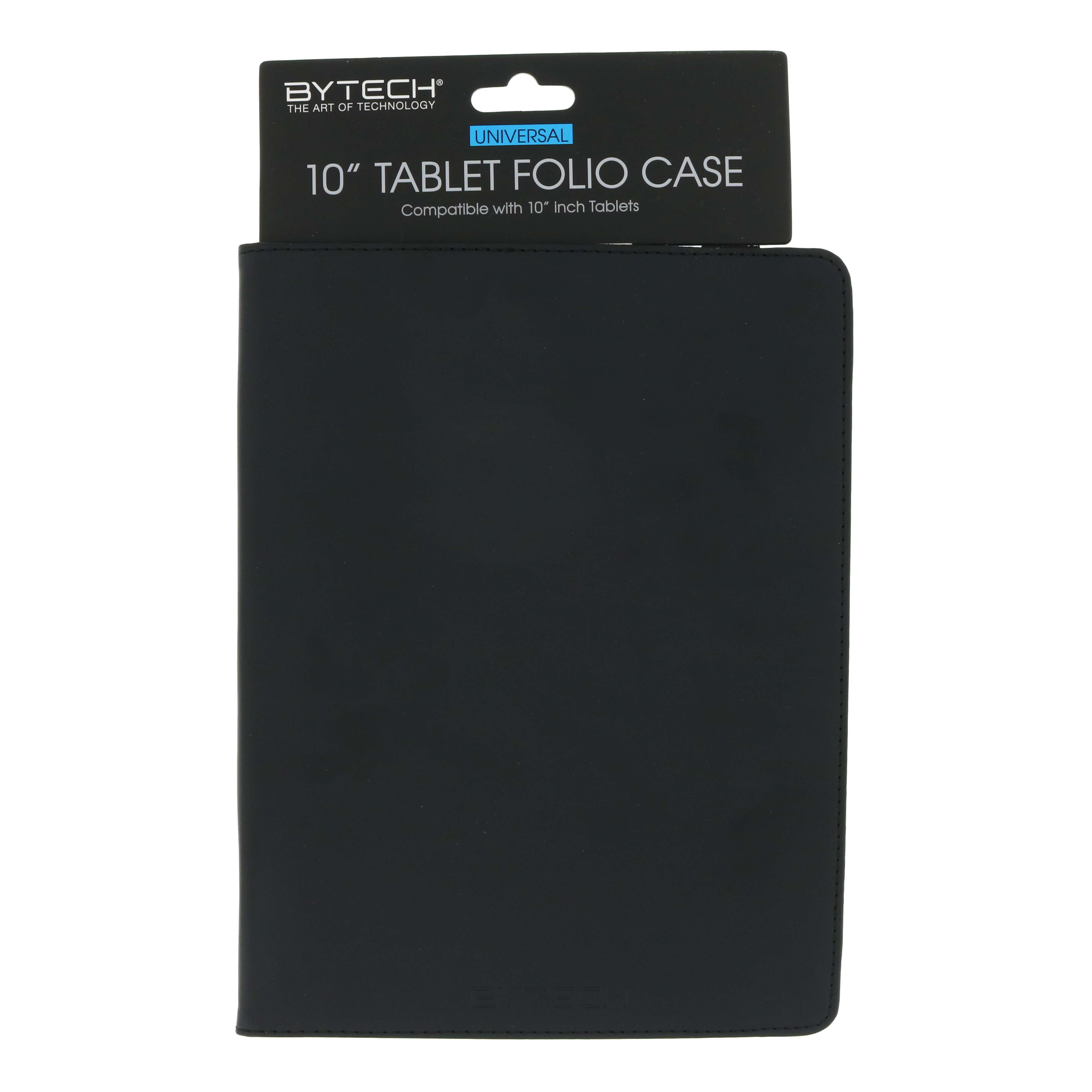 Bytech Tablet Folio Black 10 Inch - Shop Cases & stands at H-E-B
