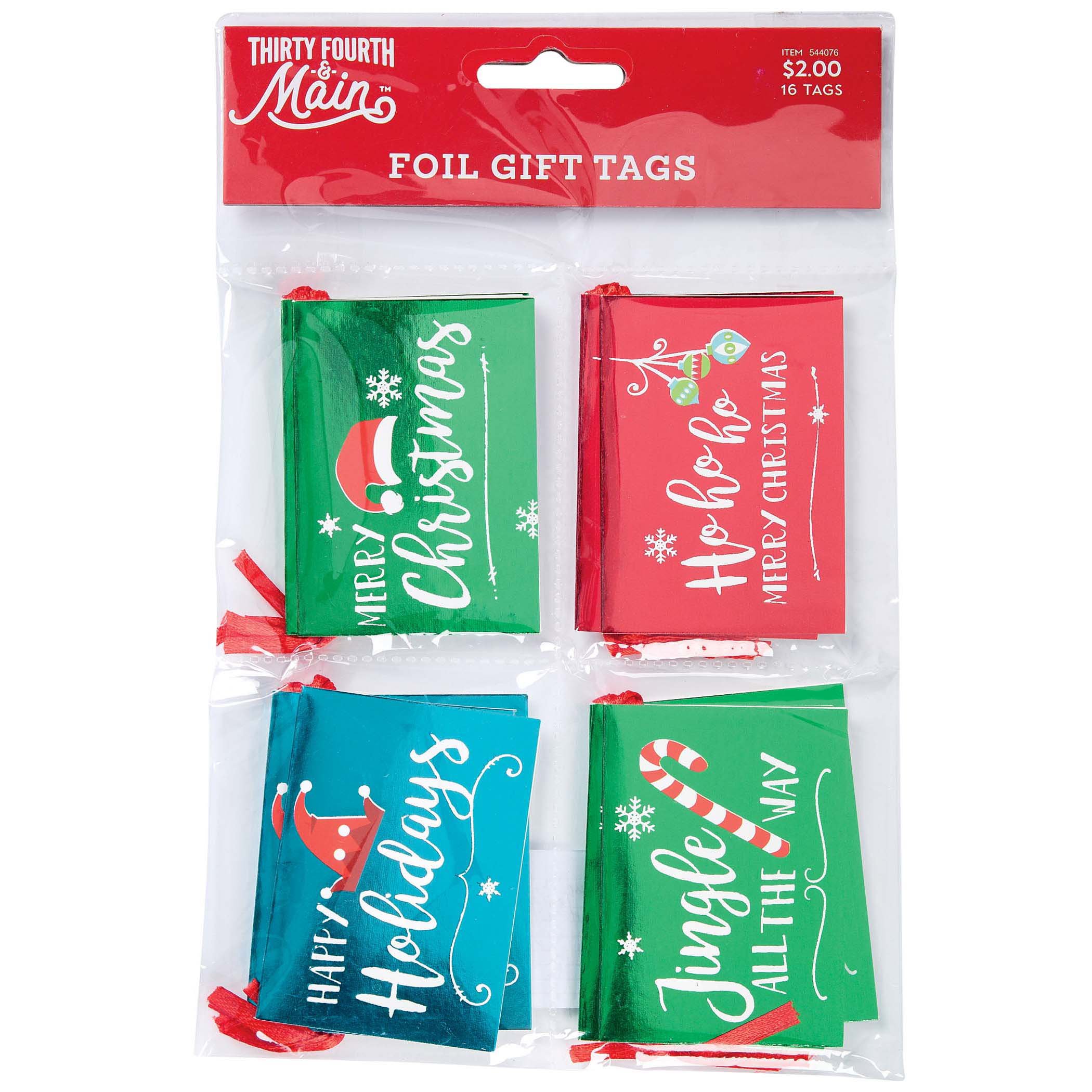 Thirty Fourth & Main Whimsy Foil Tag - Shop Gift wrap at H-E-B